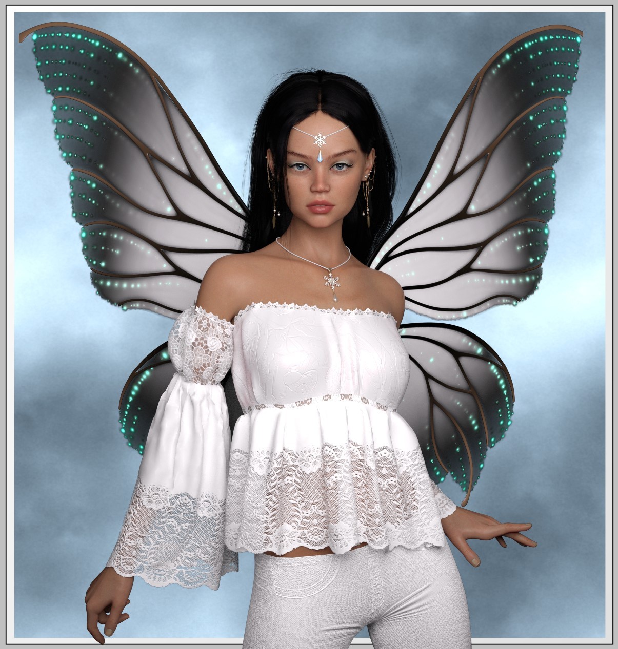 dforce- Long Brami G8Females | Daz 3D