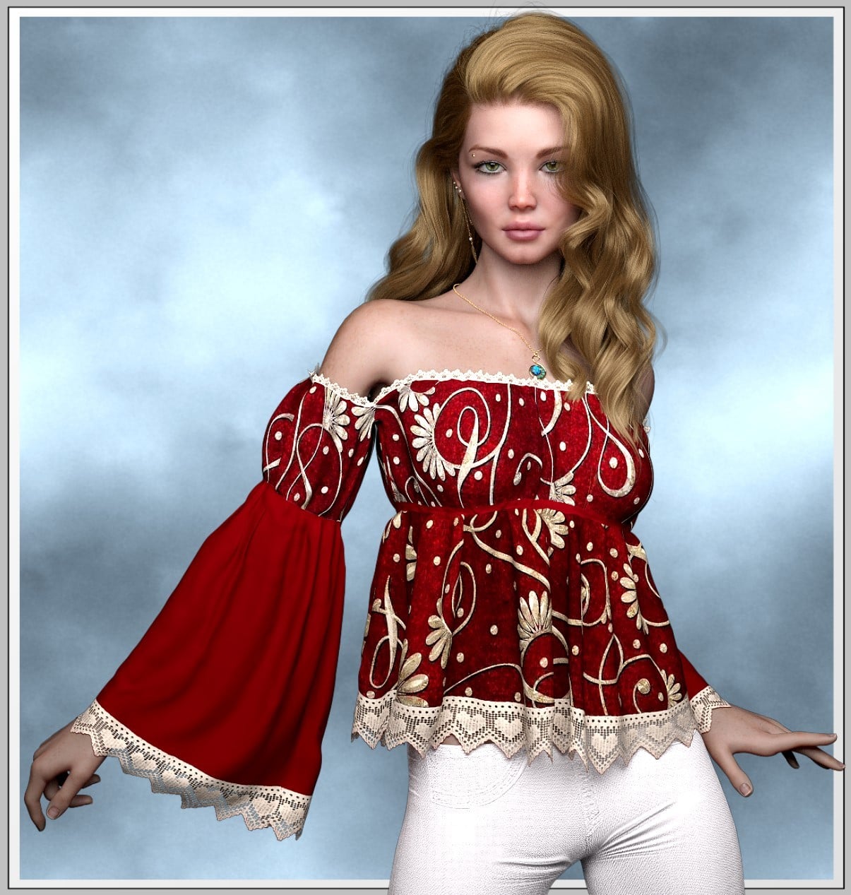 dforce- Long Brami G8Females | Daz 3D