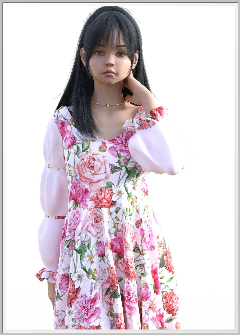 Loona G8F&Dress | Daz 3D