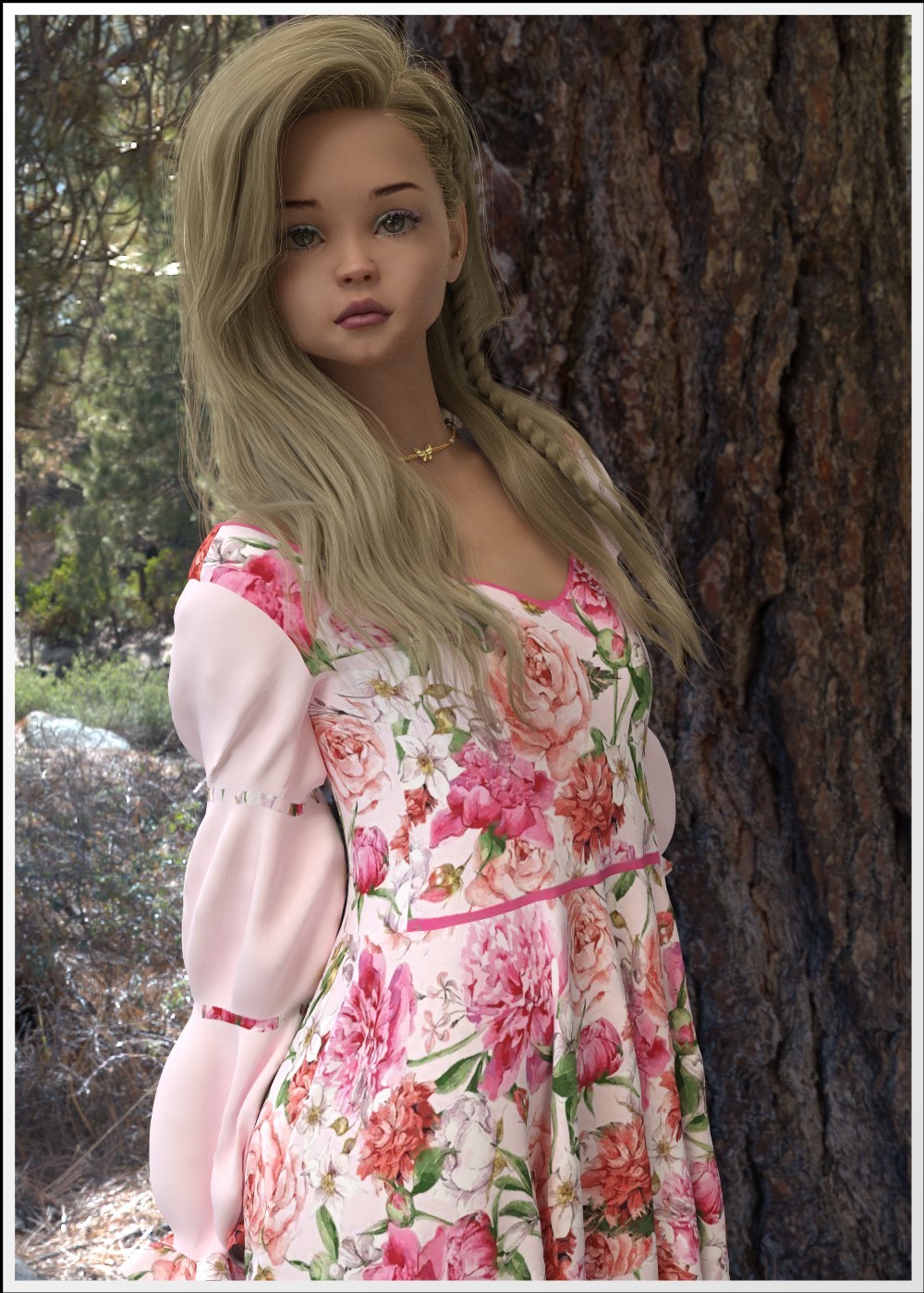 Loona G8F&Dress | Daz 3D