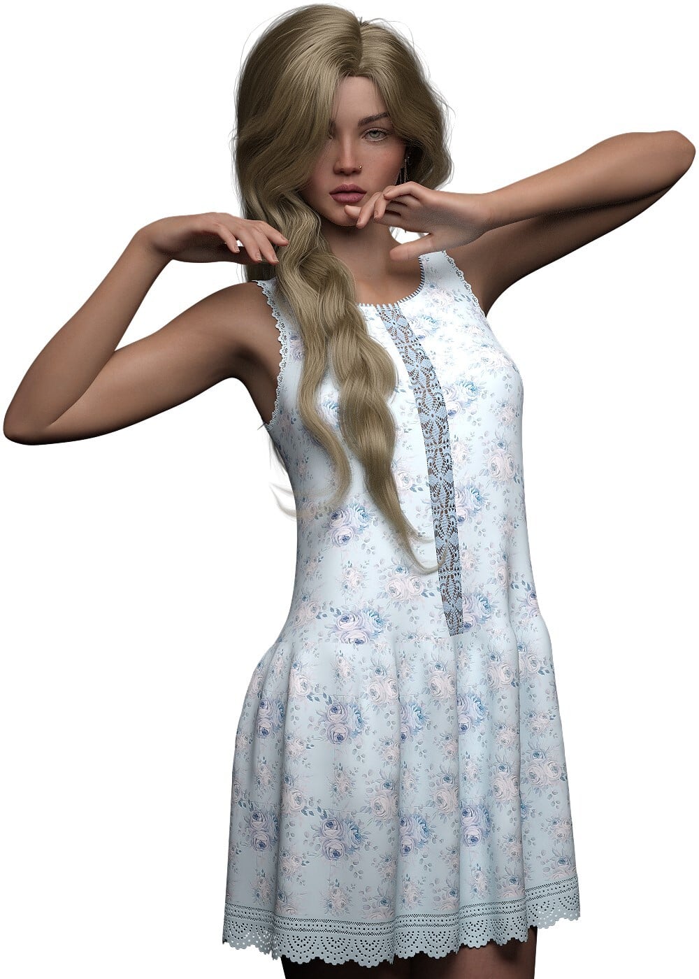 Lory -G8F & dforce Dress | Daz 3D
