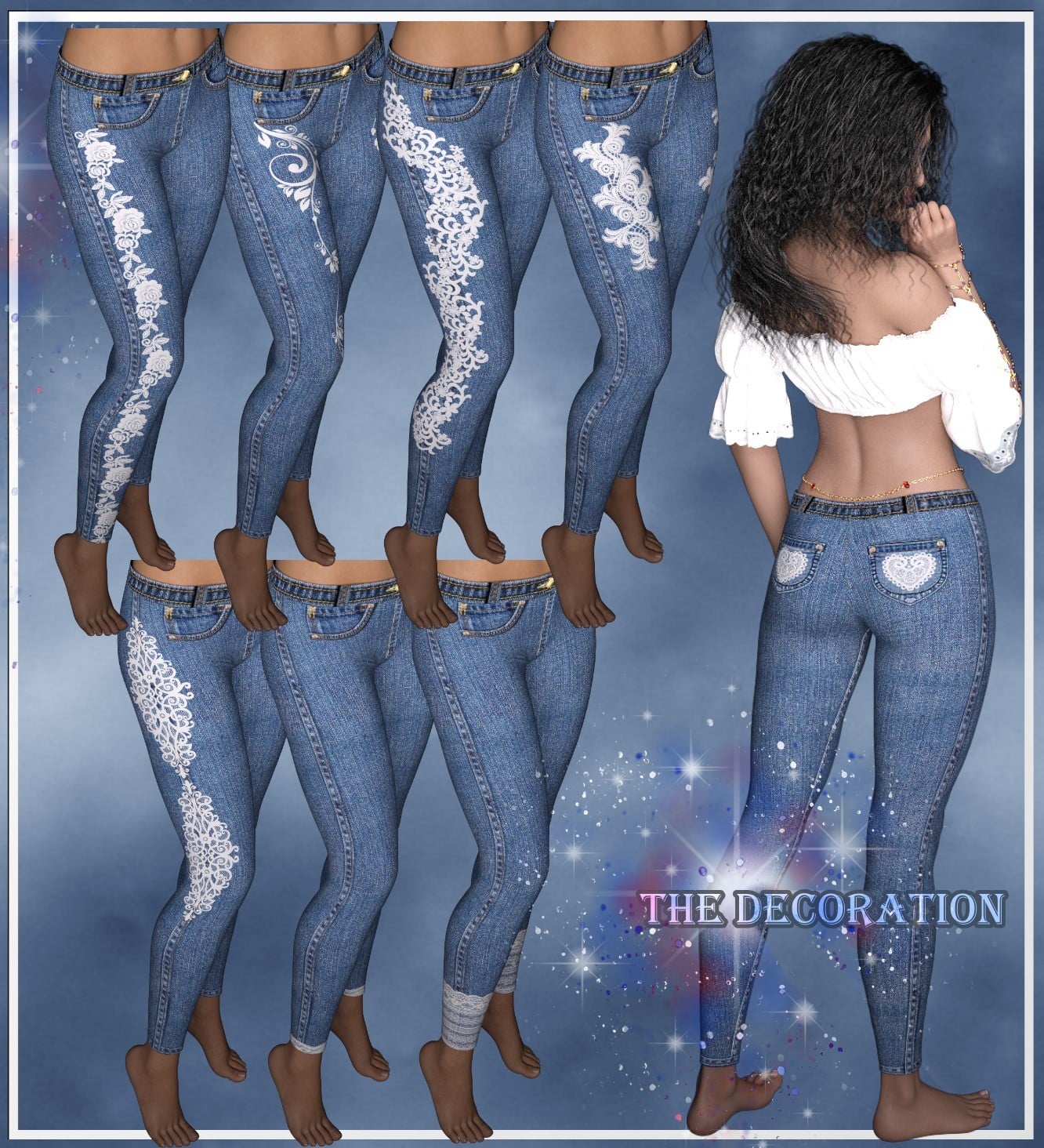 dforce- Magic Pants G8F | Daz 3D