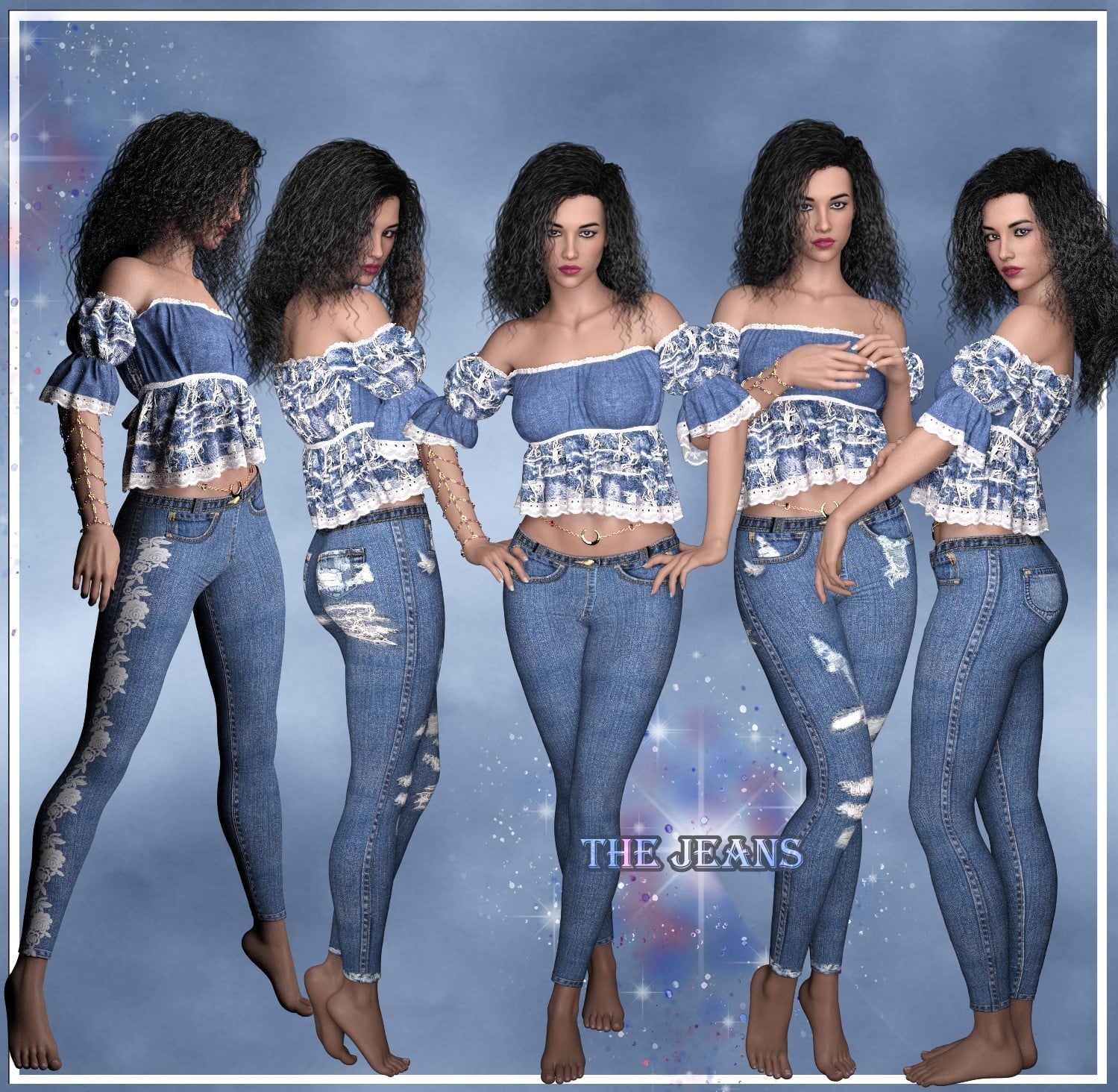 dforce- Magic Pants G8F | Daz 3D