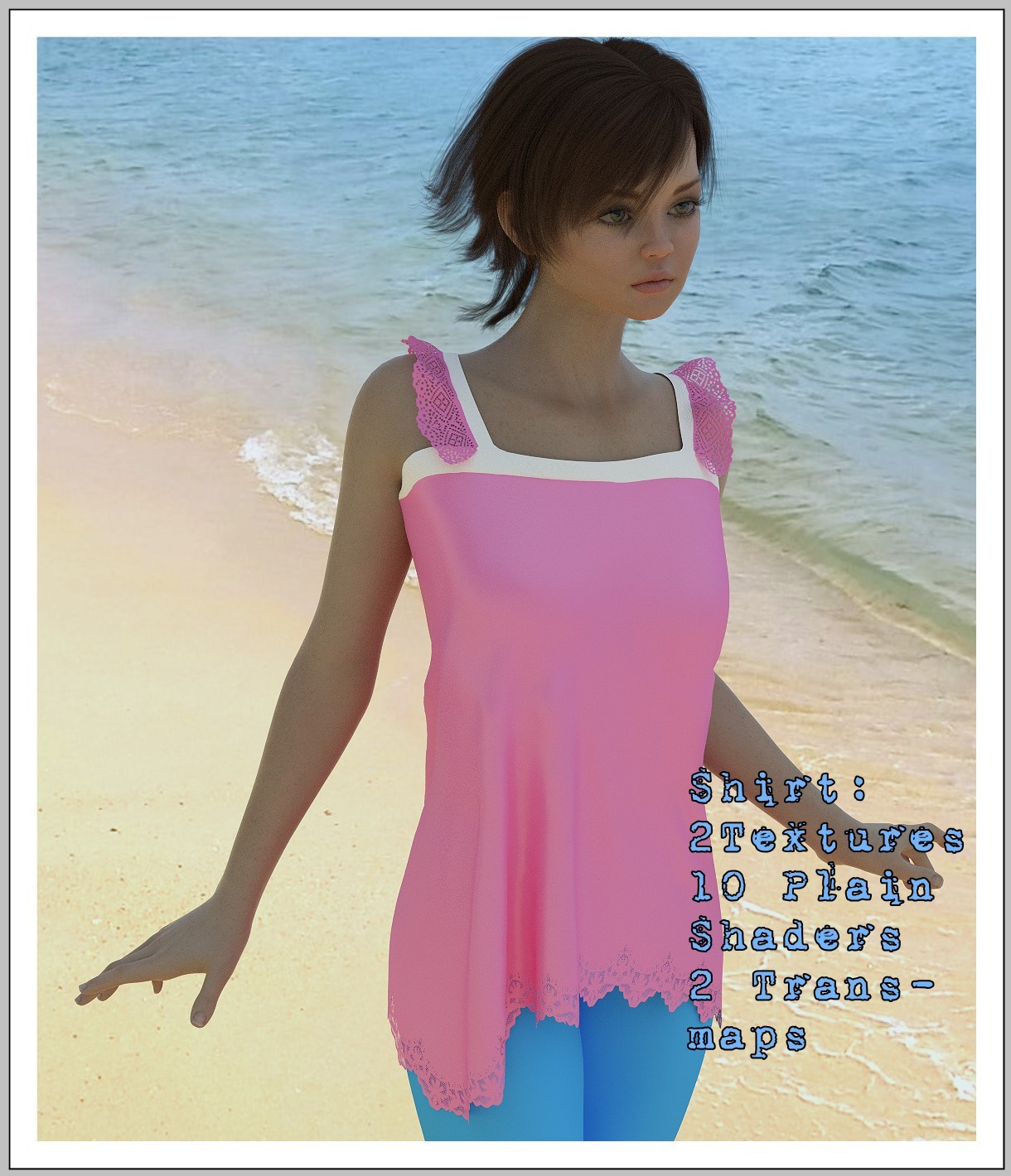 Misty - G8F & Shirt | Daz 3D