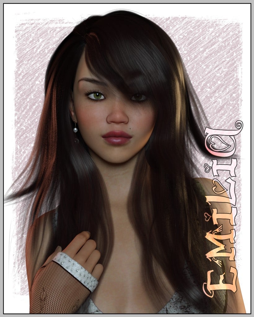 Quick Click: Quick Styles for Emilia Hair by OOT | Daz 3D