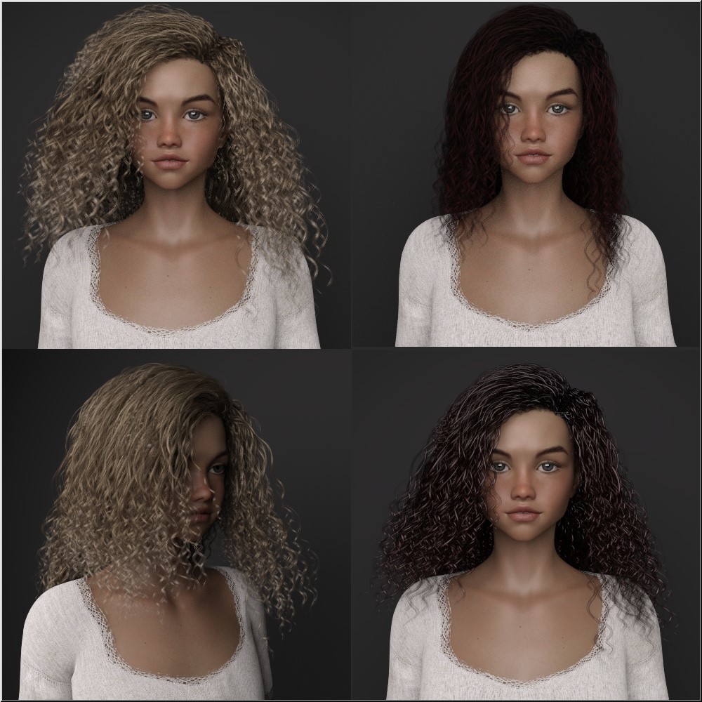 Quick-Click- Aranya Hair G8F | Daz 3D