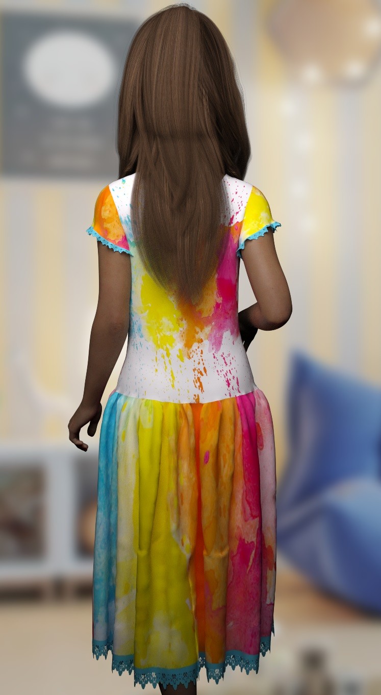 L3D Sadie & Dress G8F | Daz 3D
