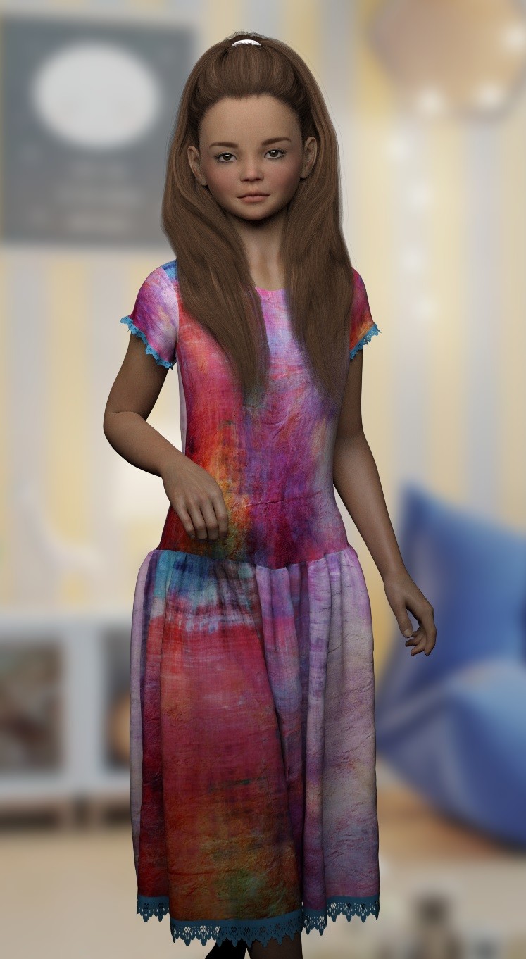 L3D Sadie & Dress G8F | Daz 3D