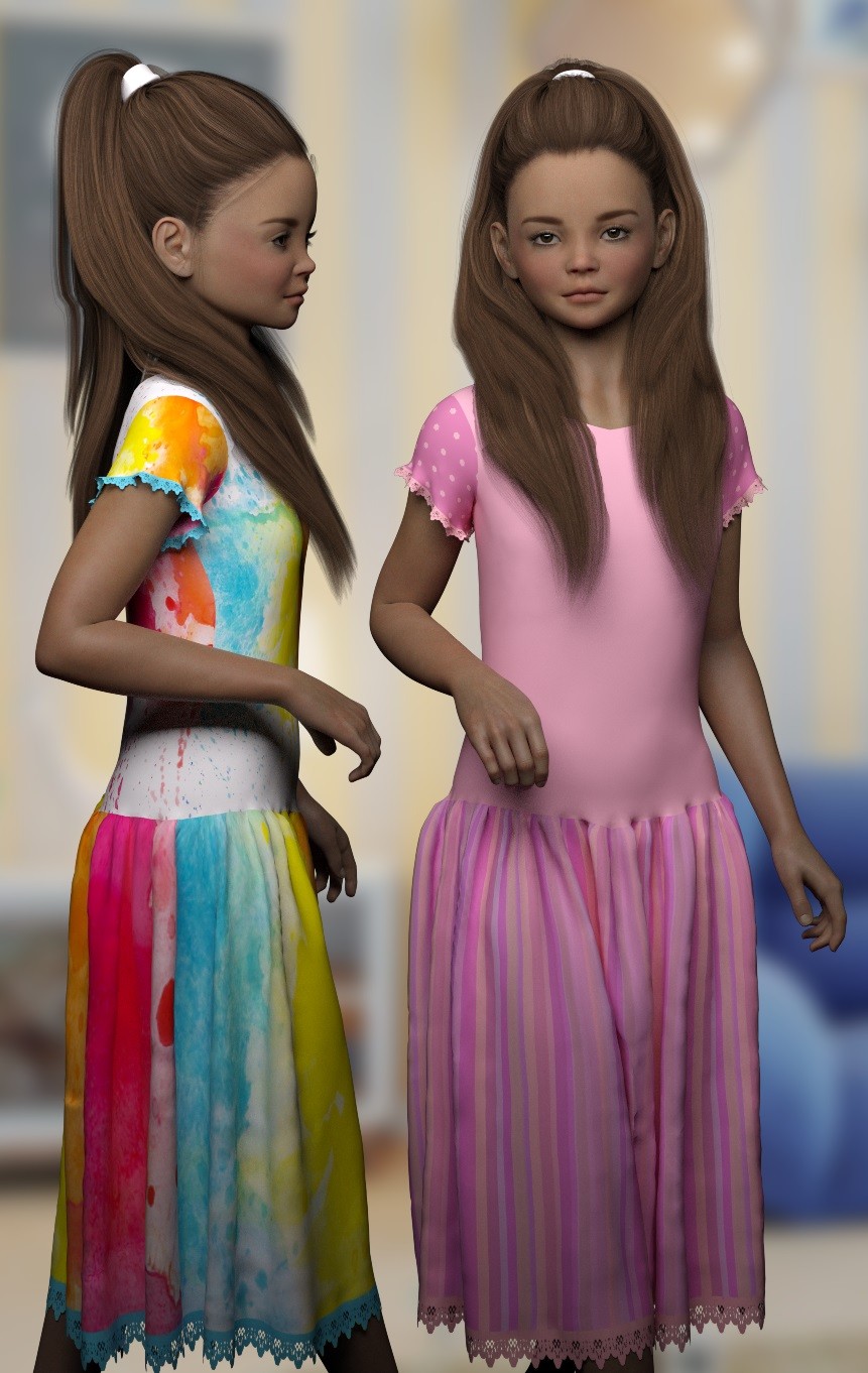 L3D Sadie & Dress G8F | Daz 3D