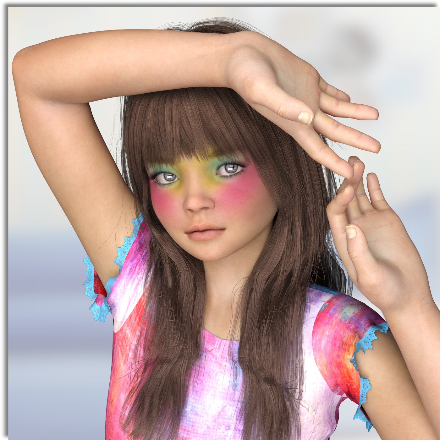 L3D Sadie & Dress G8F | Daz 3D