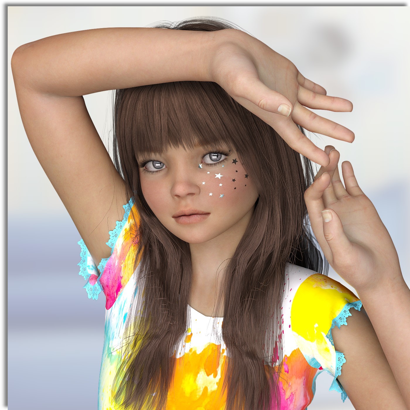 L3D Sadie & Dress G8F | Daz 3D
