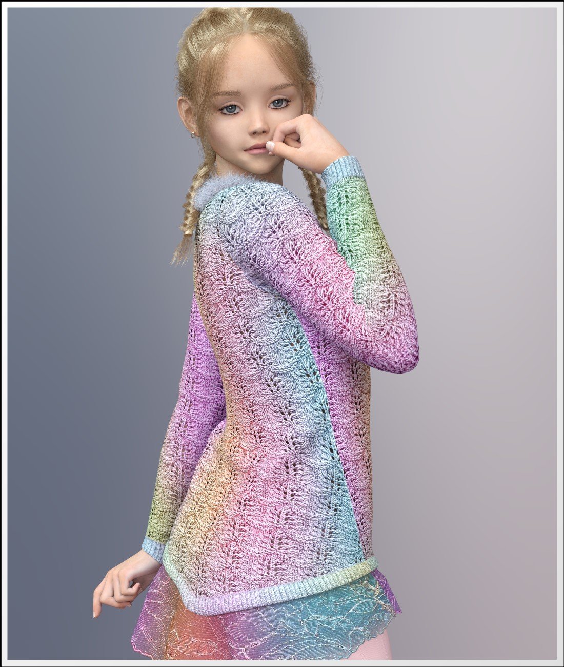 Sofia&Sweater G8F | Daz 3D