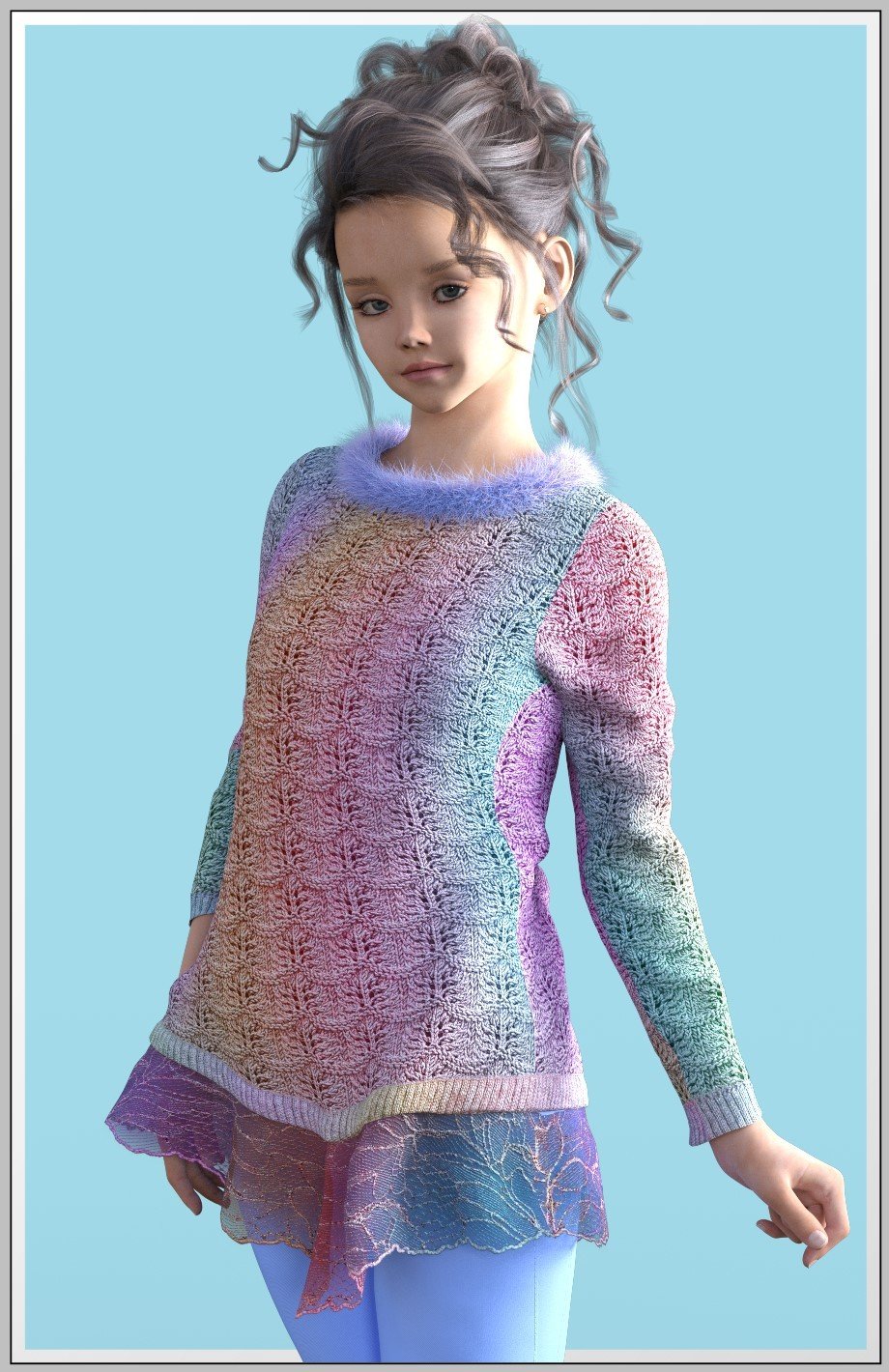 Sofia&Sweater G8F | Daz 3D