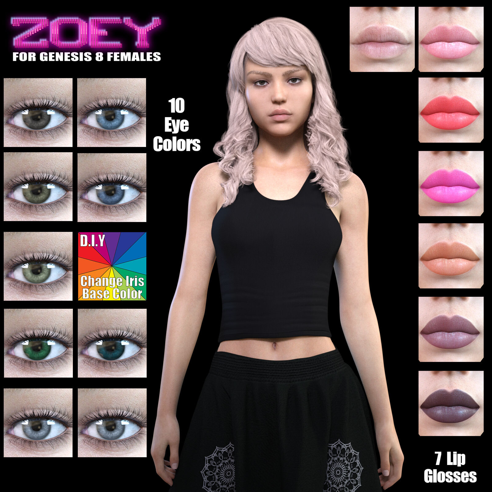 Zoey For Genesis 8 Females | Daz 3D