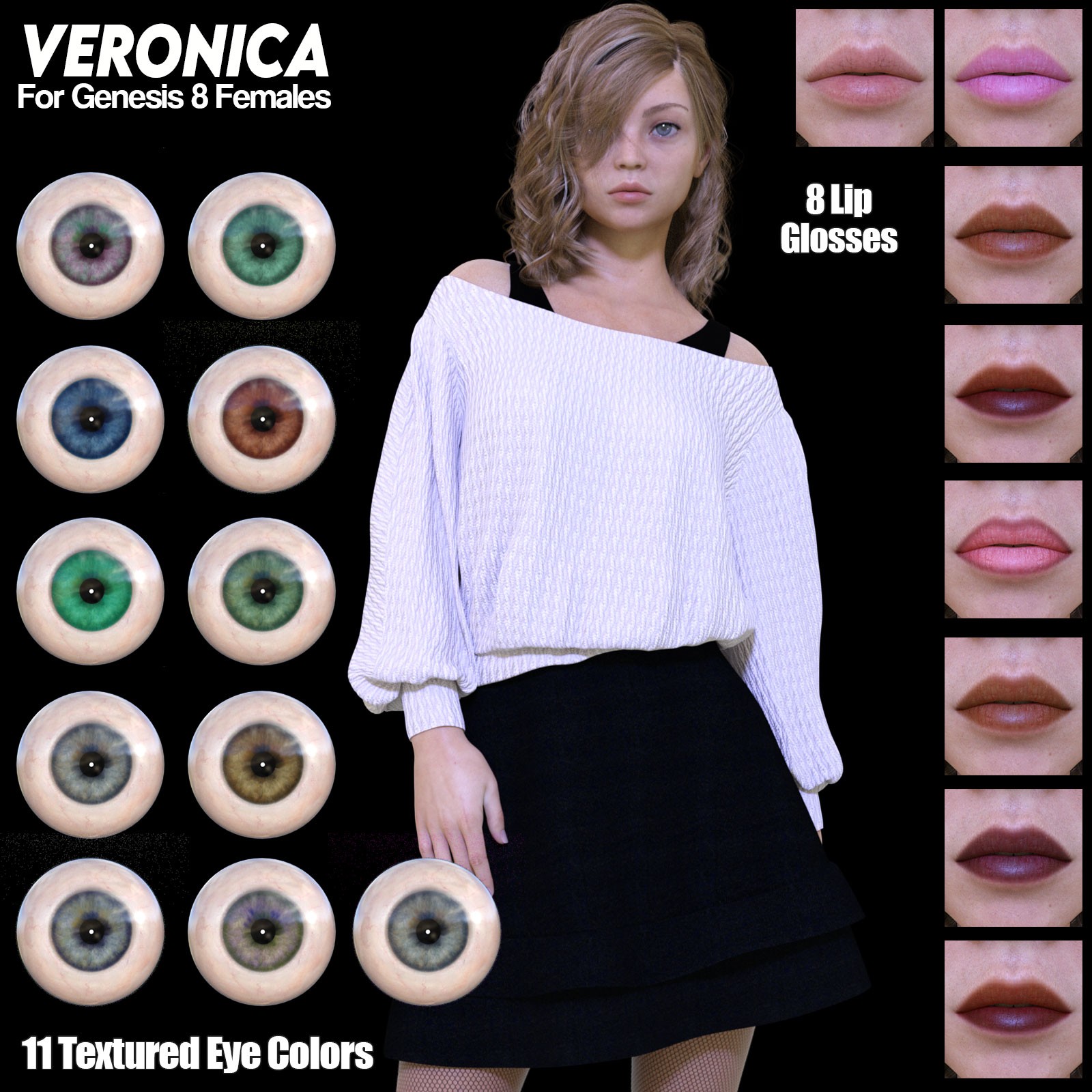Veronica for Genesis 8 Females | Daz 3D