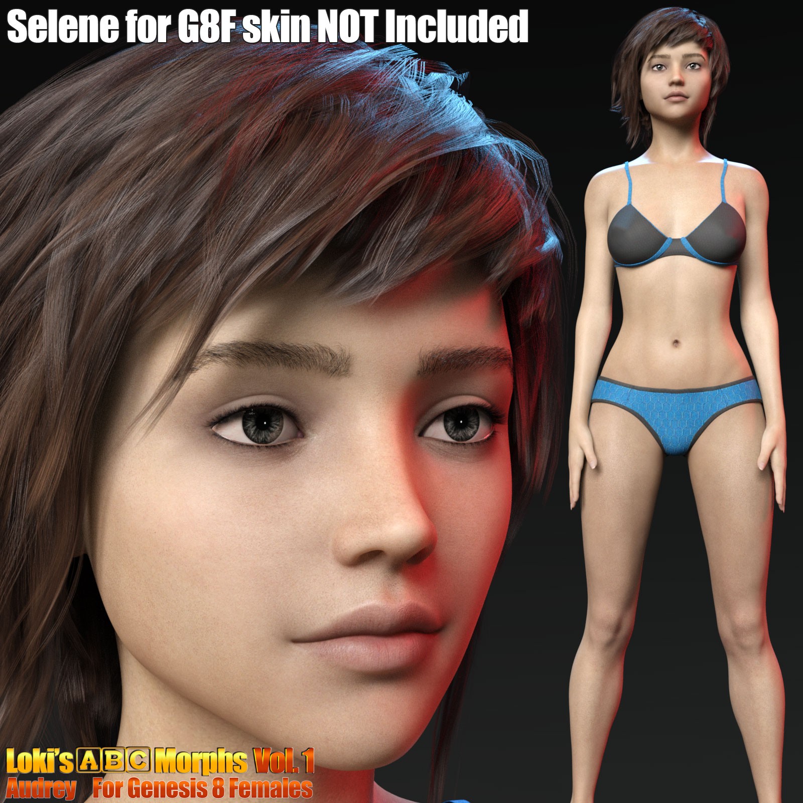 ABC Morphs 1 Audrey For Genesis 8 Females | Daz 3D