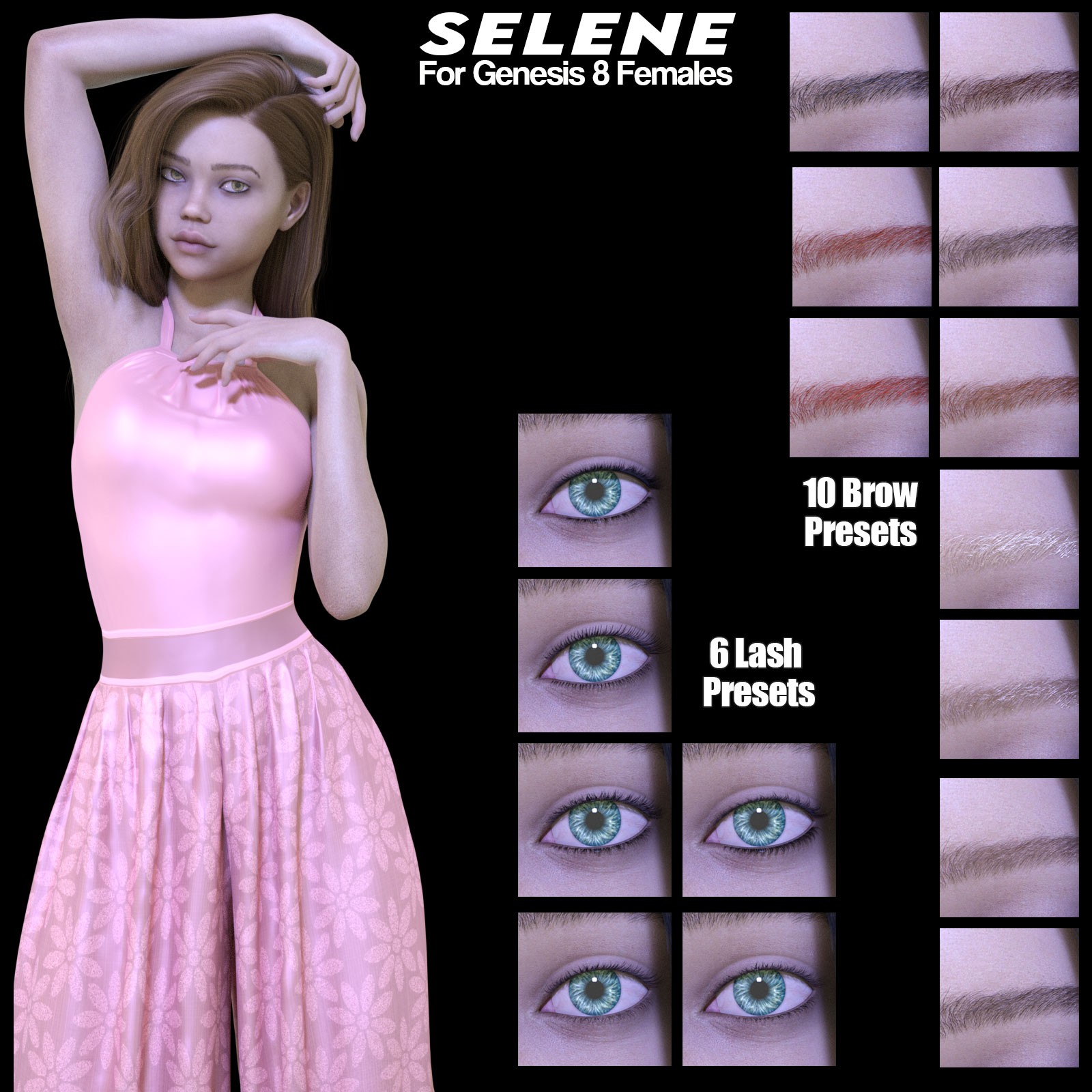 Selene for Genesis 8 Females | Daz 3D