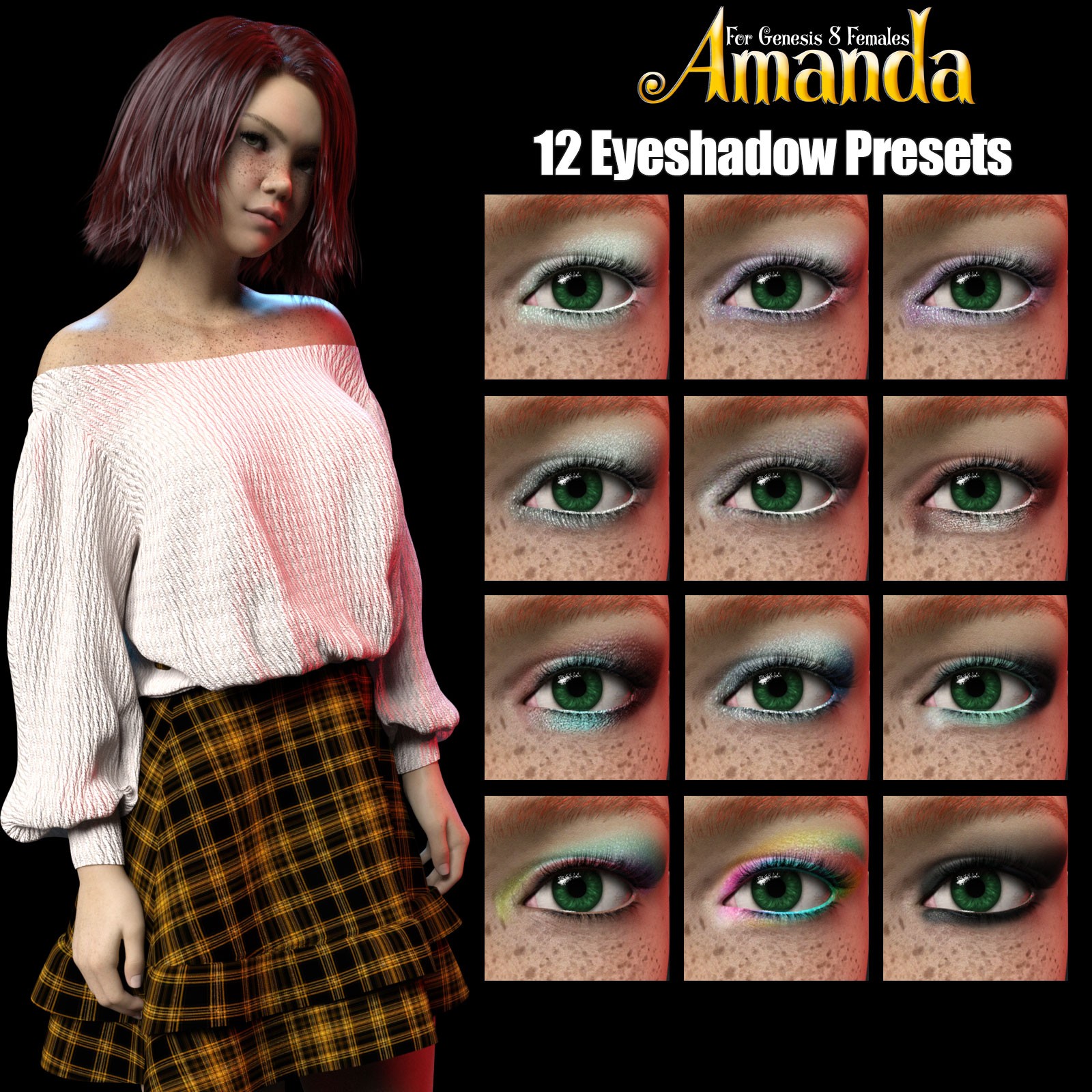 Amanda for Genesis 8 Females | Daz 3D