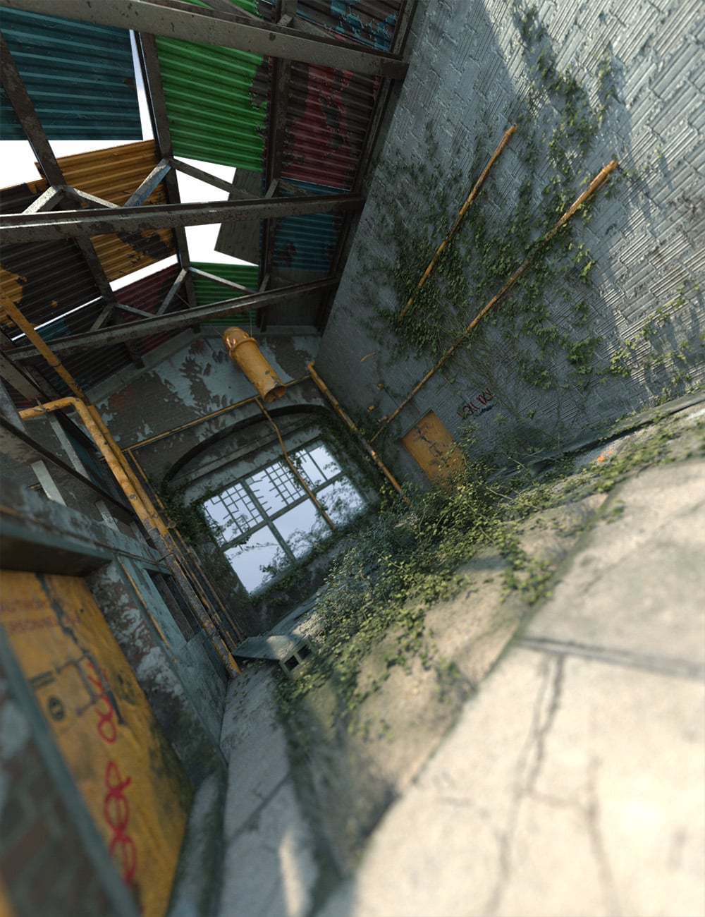 Urban Explorers Warehouse | Daz 3D