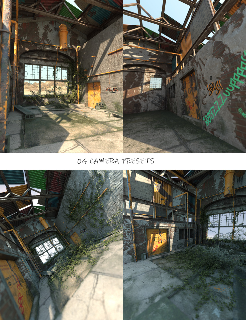 Urban Explorers Warehouse | Daz 3D