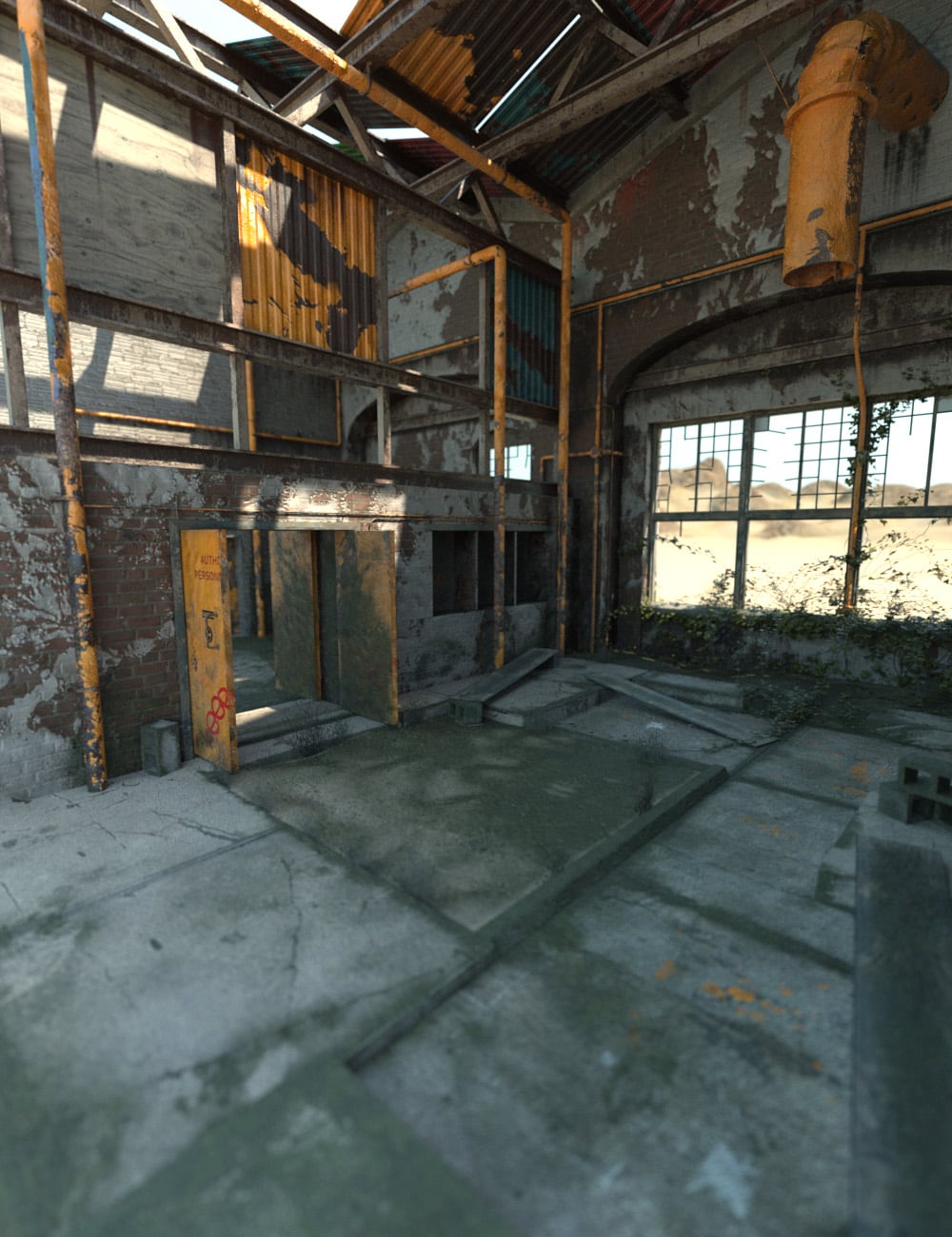 Urban Explorers Warehouse | Daz 3D