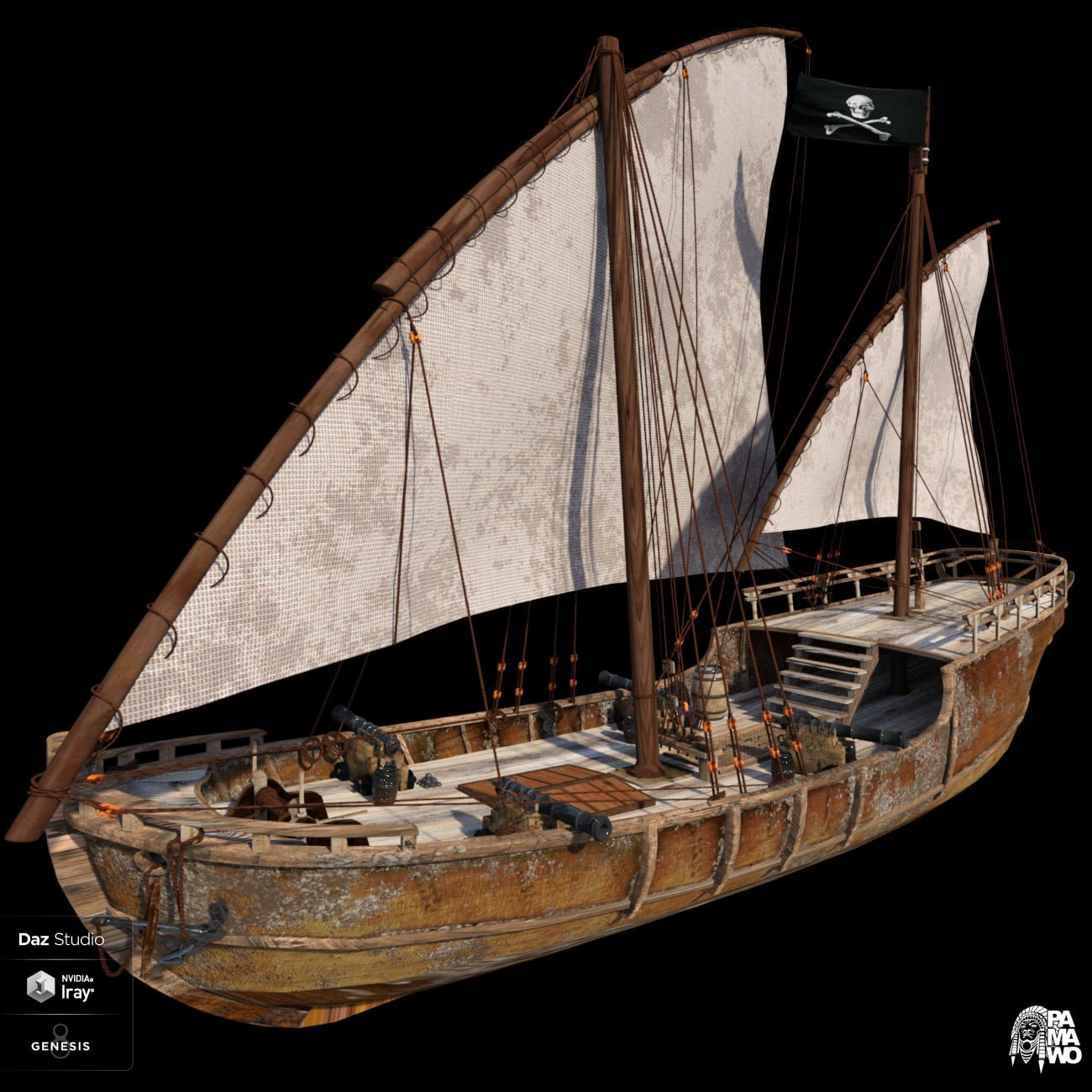 Pirates, All Aboard! Broken Anger DS | Daz 3D