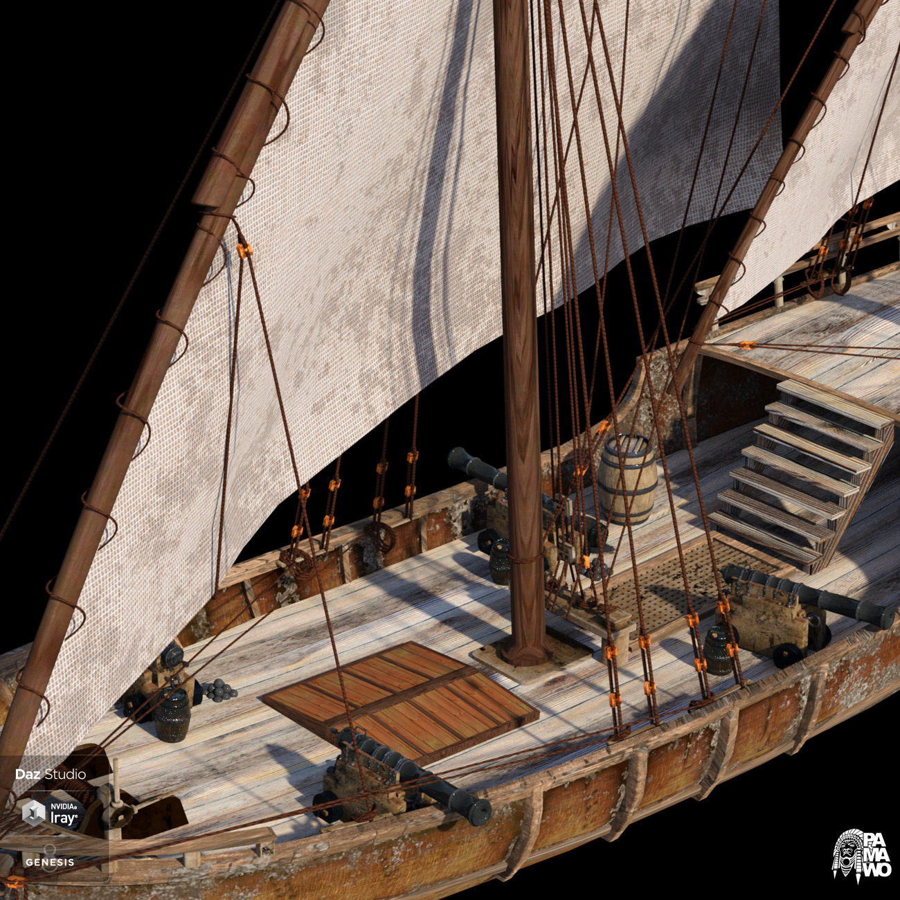 Pirates, All Aboard! Broken Anger DS | Daz 3D