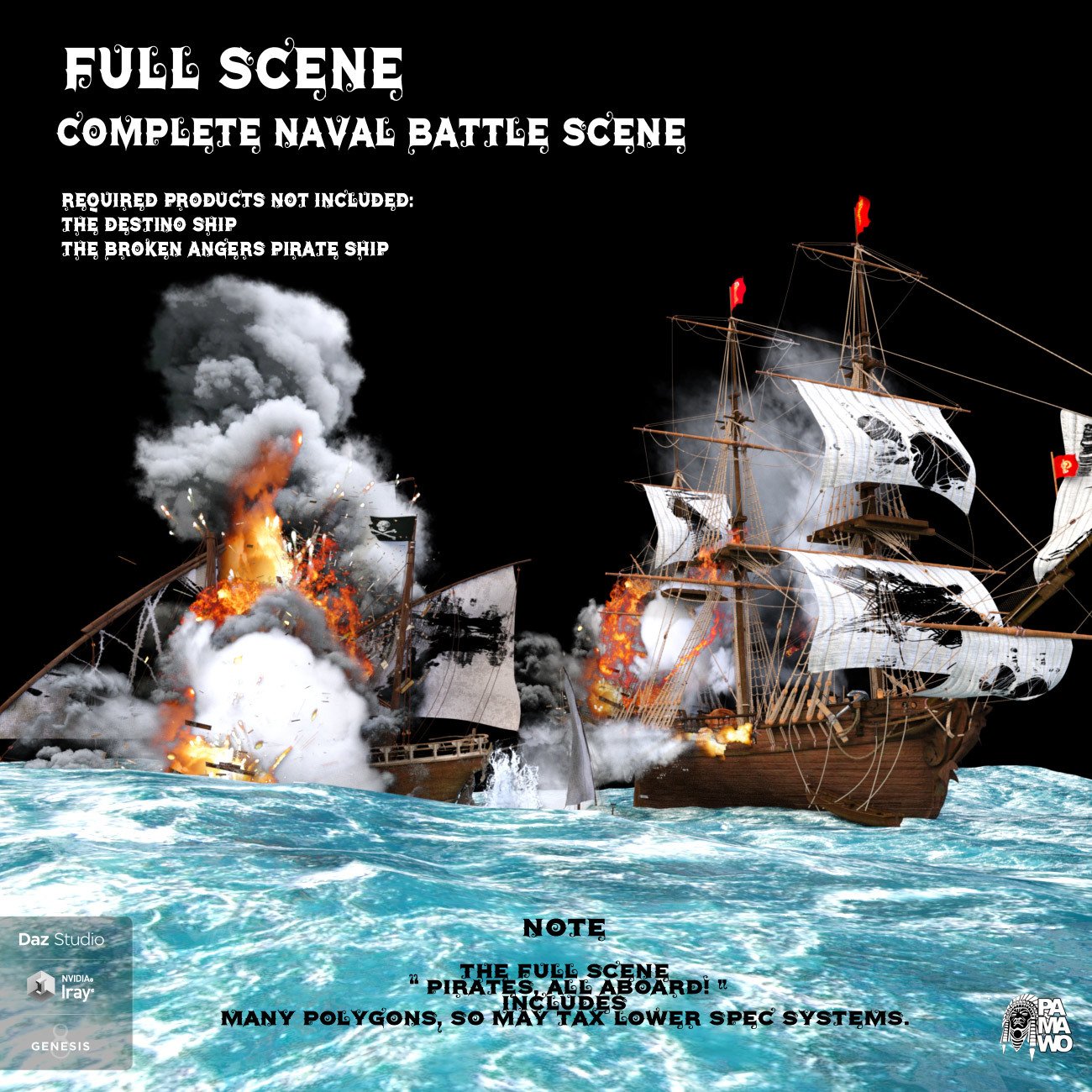 Pirates, All Aboard!Misc for DS | Daz 3D