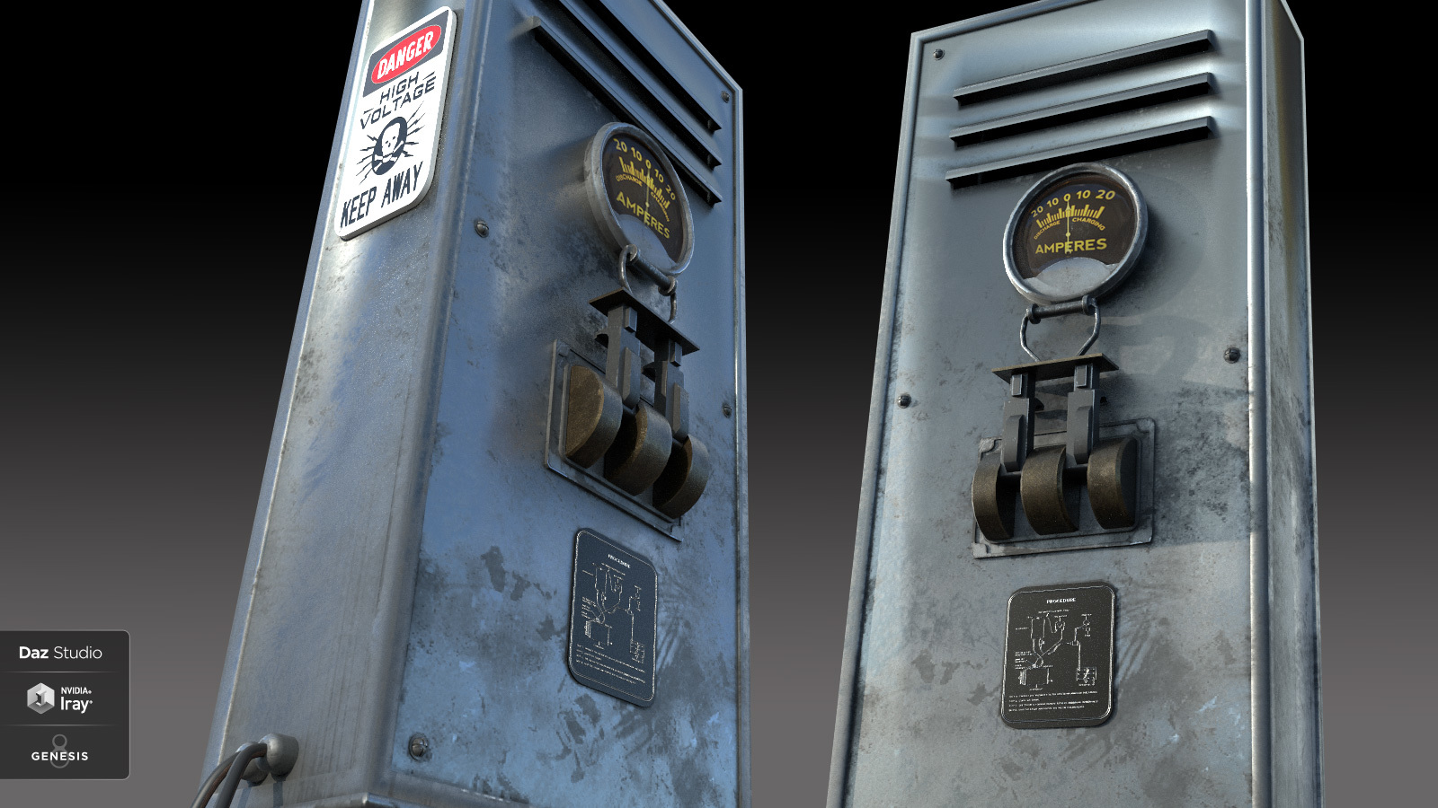 Electric Chair For DS | Daz 3D