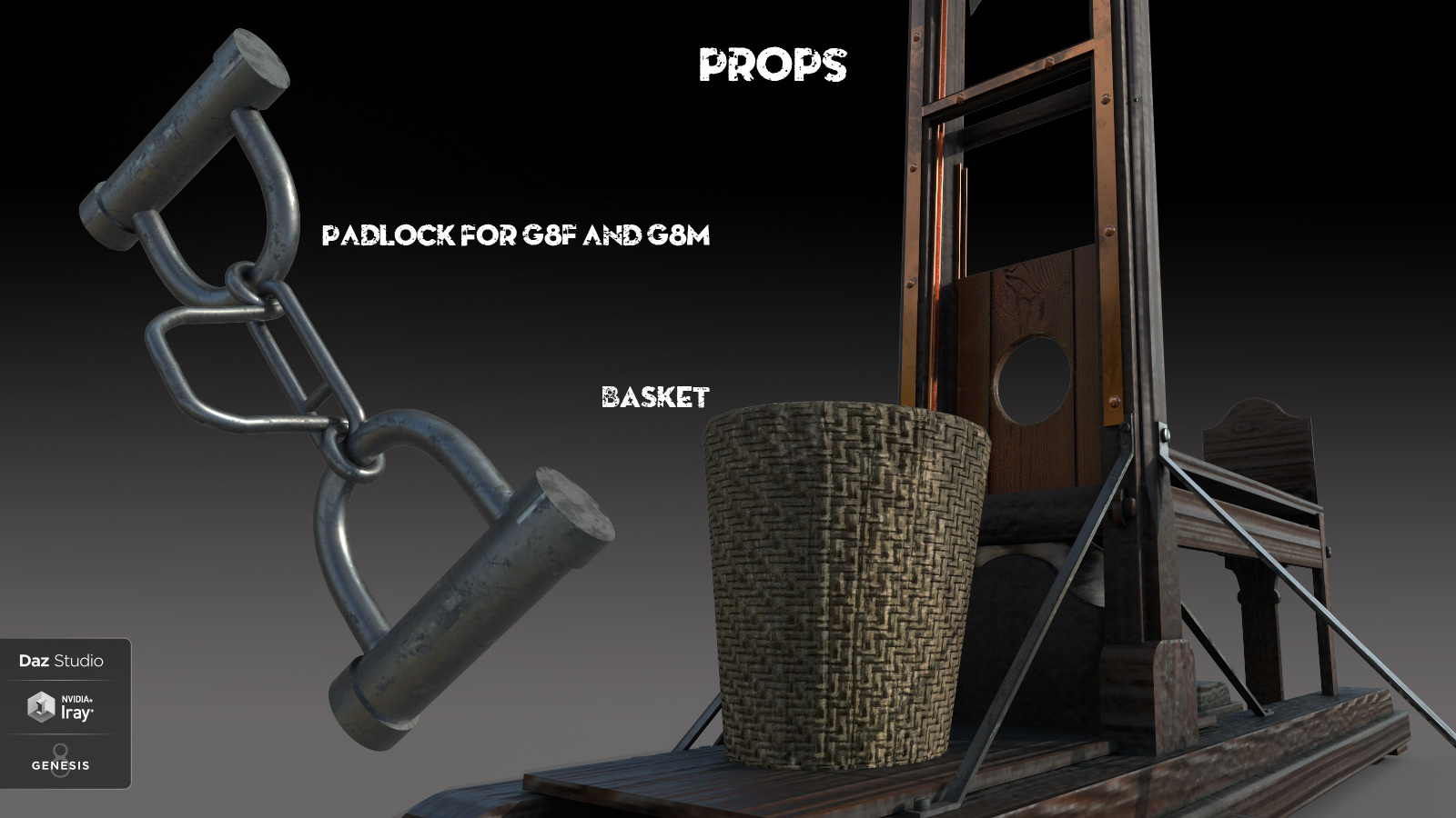 Guillotine For DS | Daz 3D