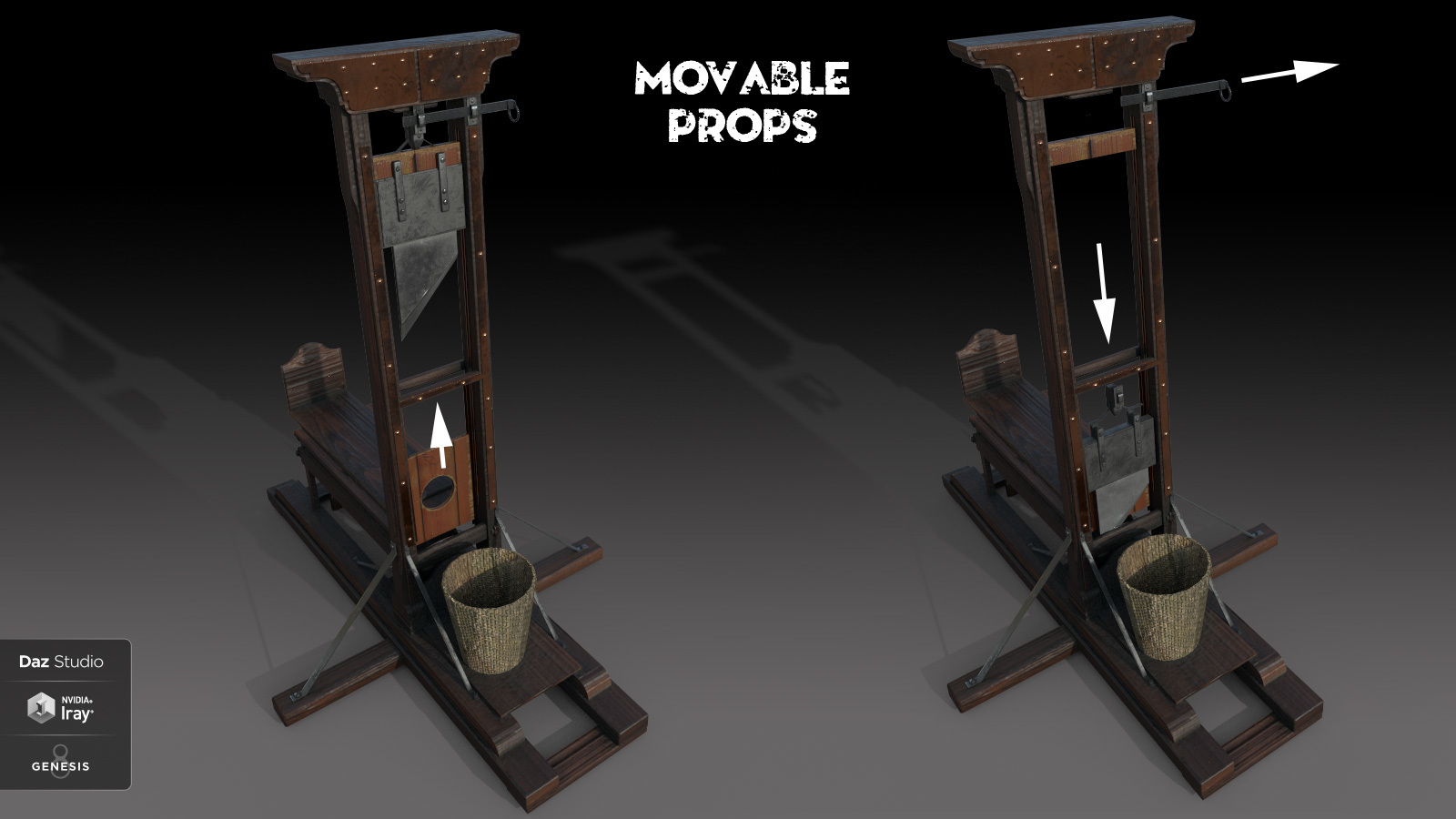Guillotine For DS | Daz 3D