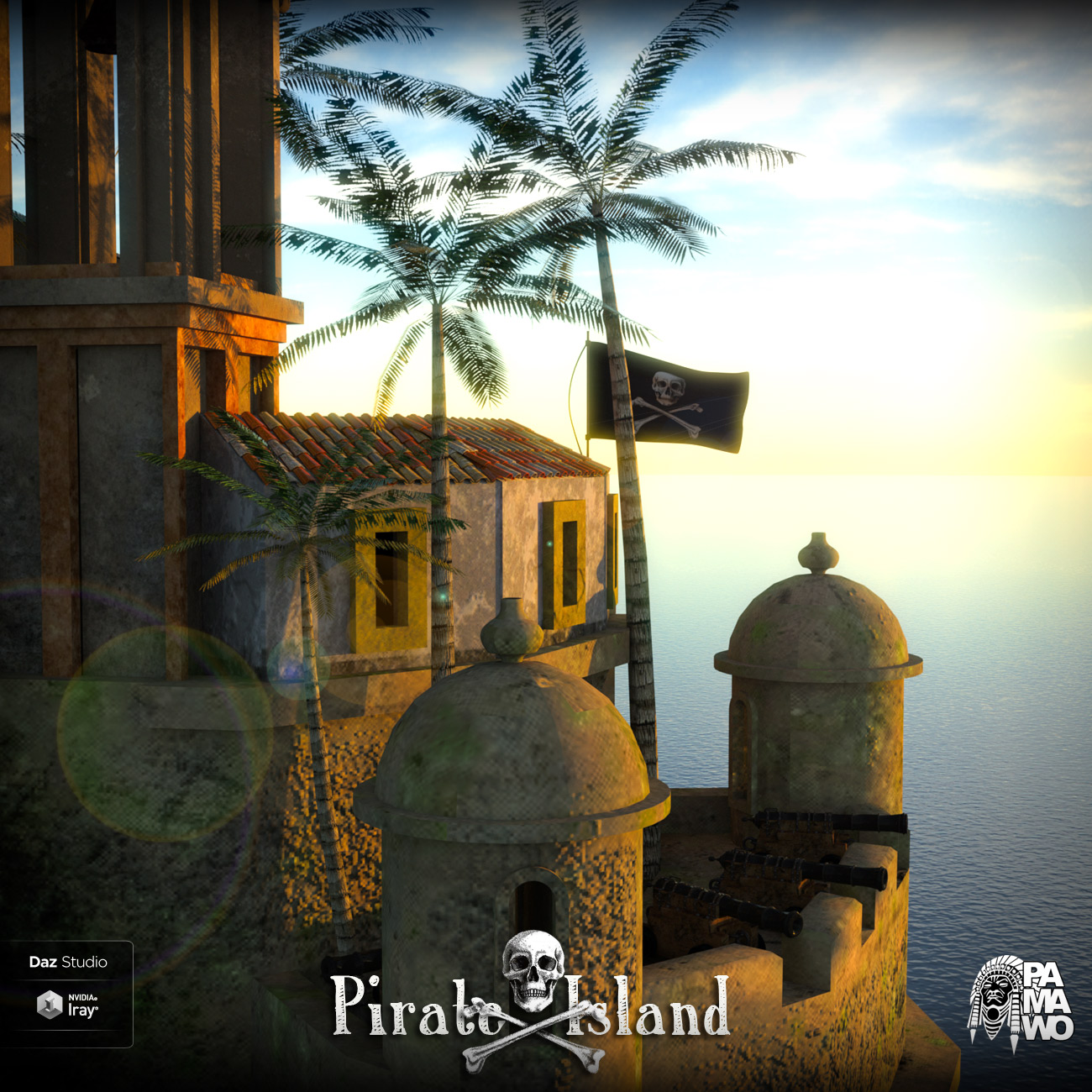 Pirate Island For DS | Daz 3D