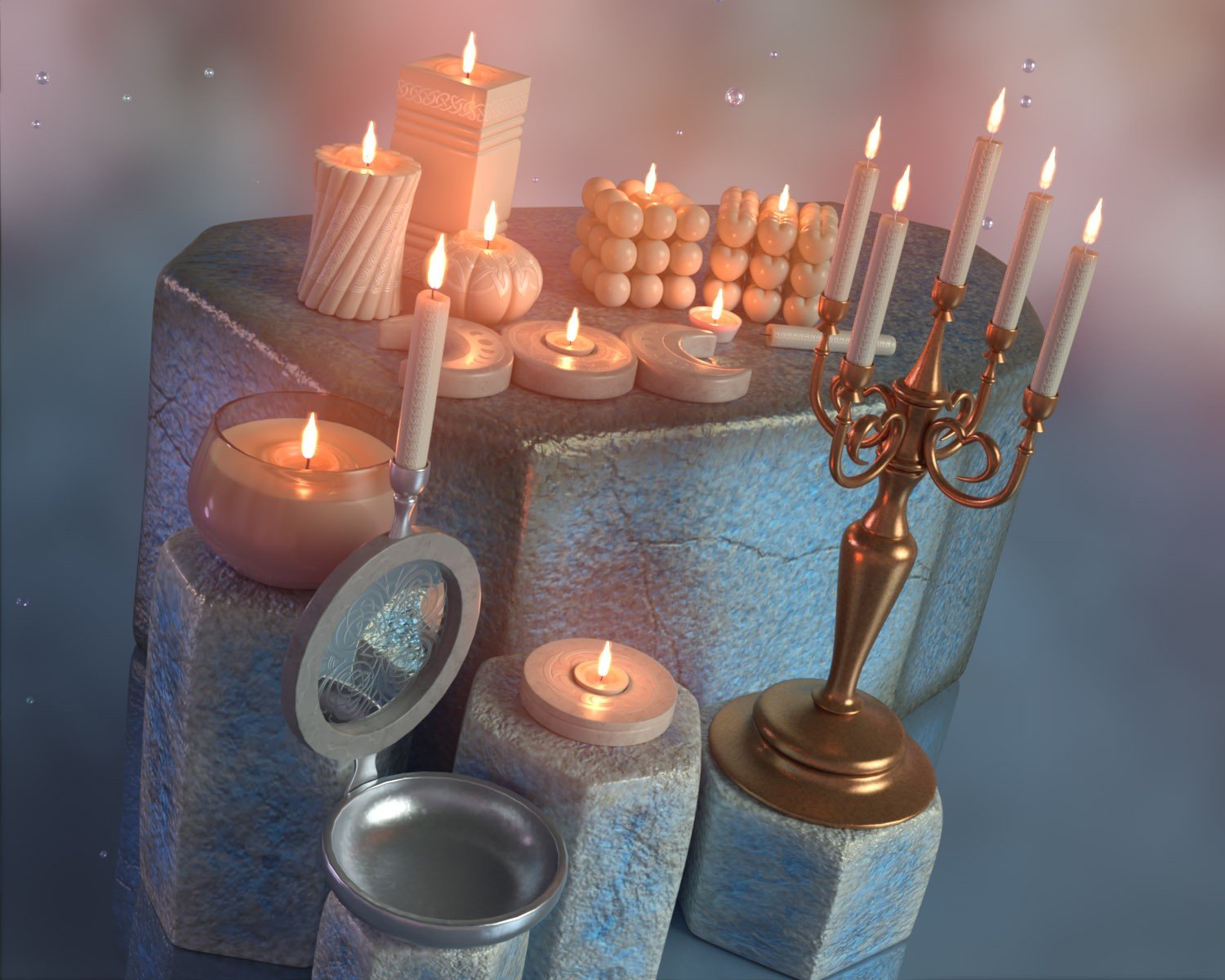 Magical Candles | Daz 3D