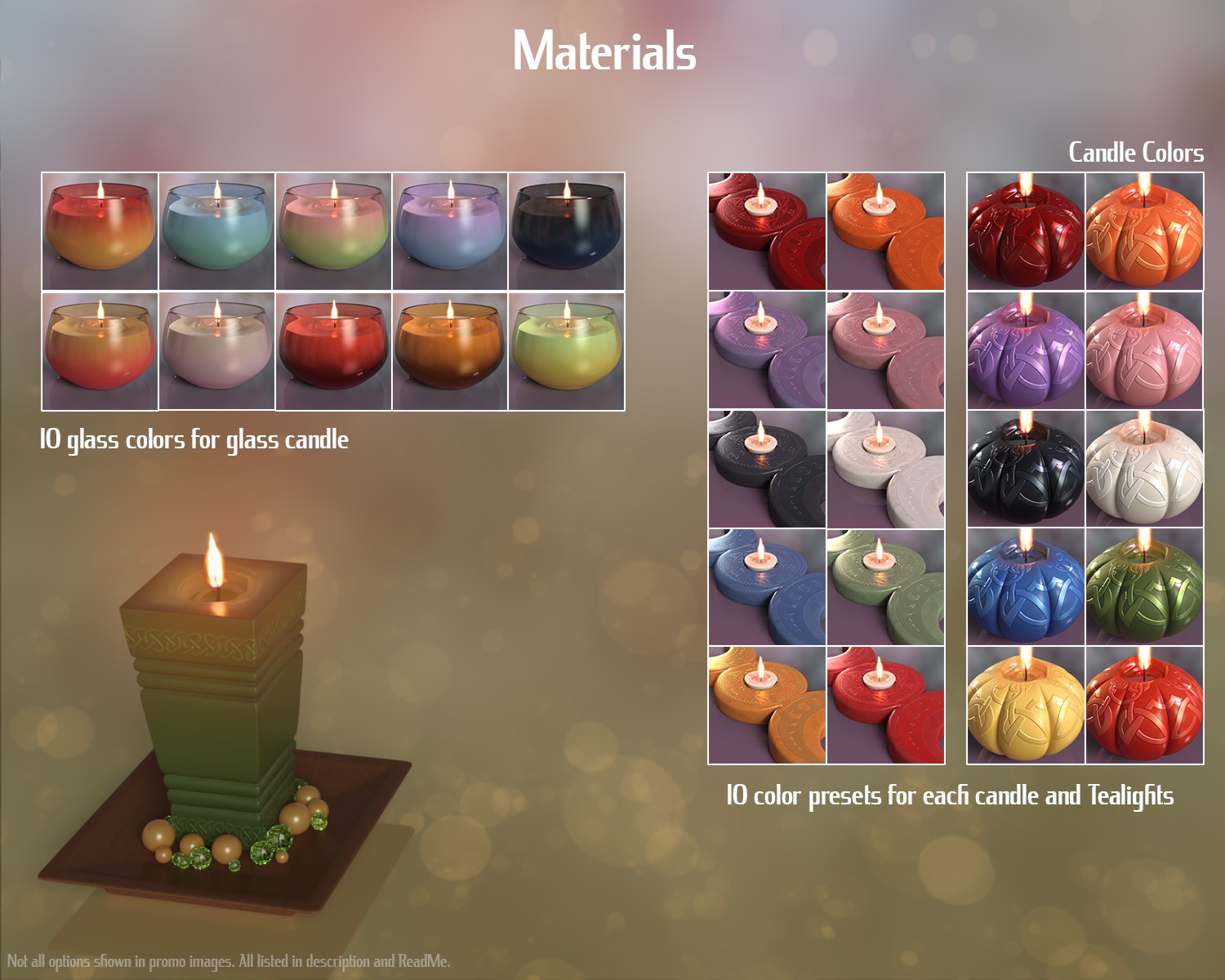 Magical Candles | Daz 3D