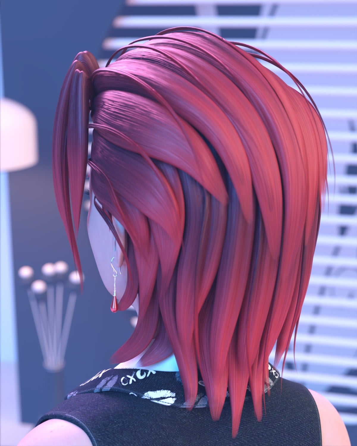 Yazu Hair for Genesis 8 and 8.1 Female | Daz 3D