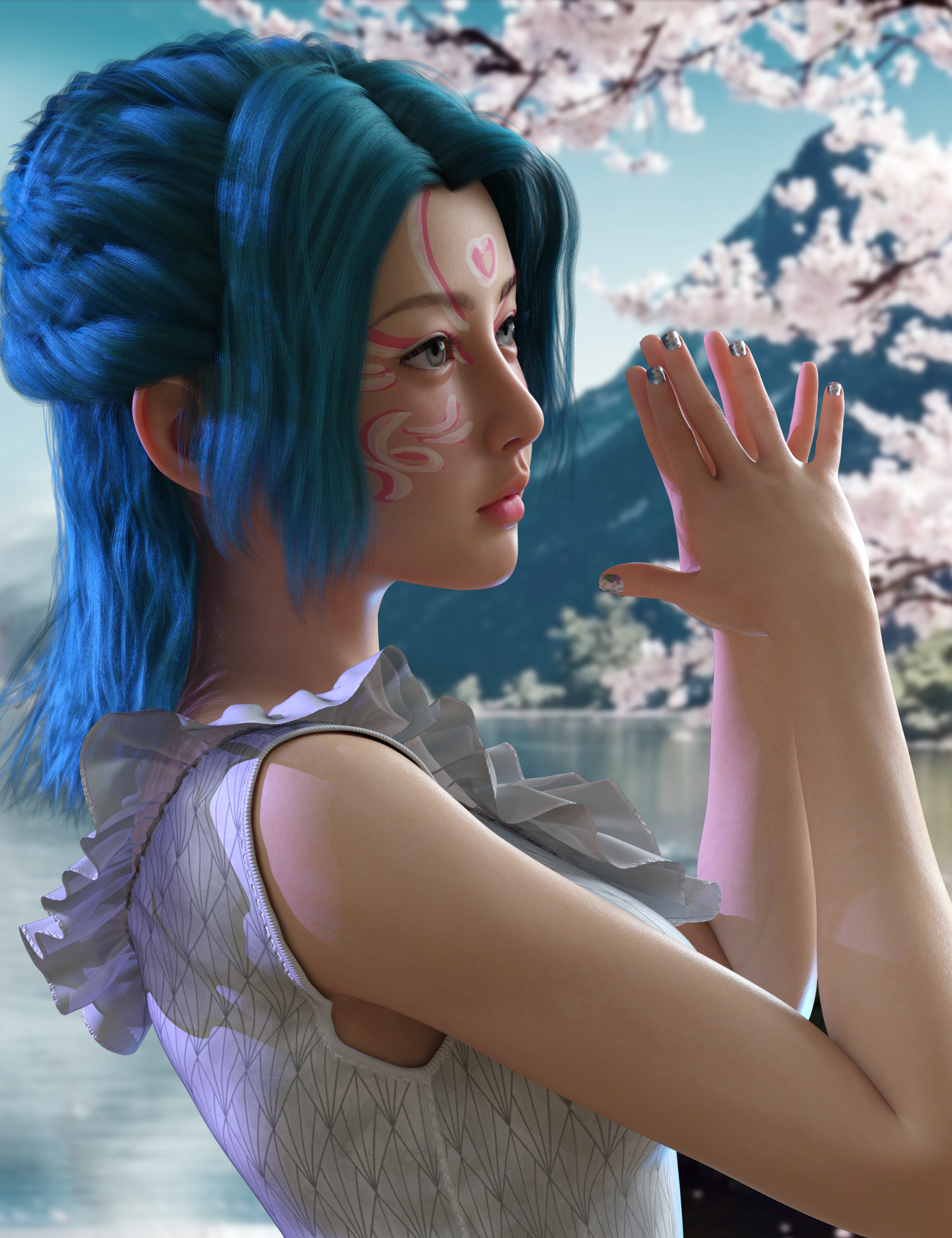 Vo Xiao Mei Character and Hair for Genesis 9 | Daz 3D