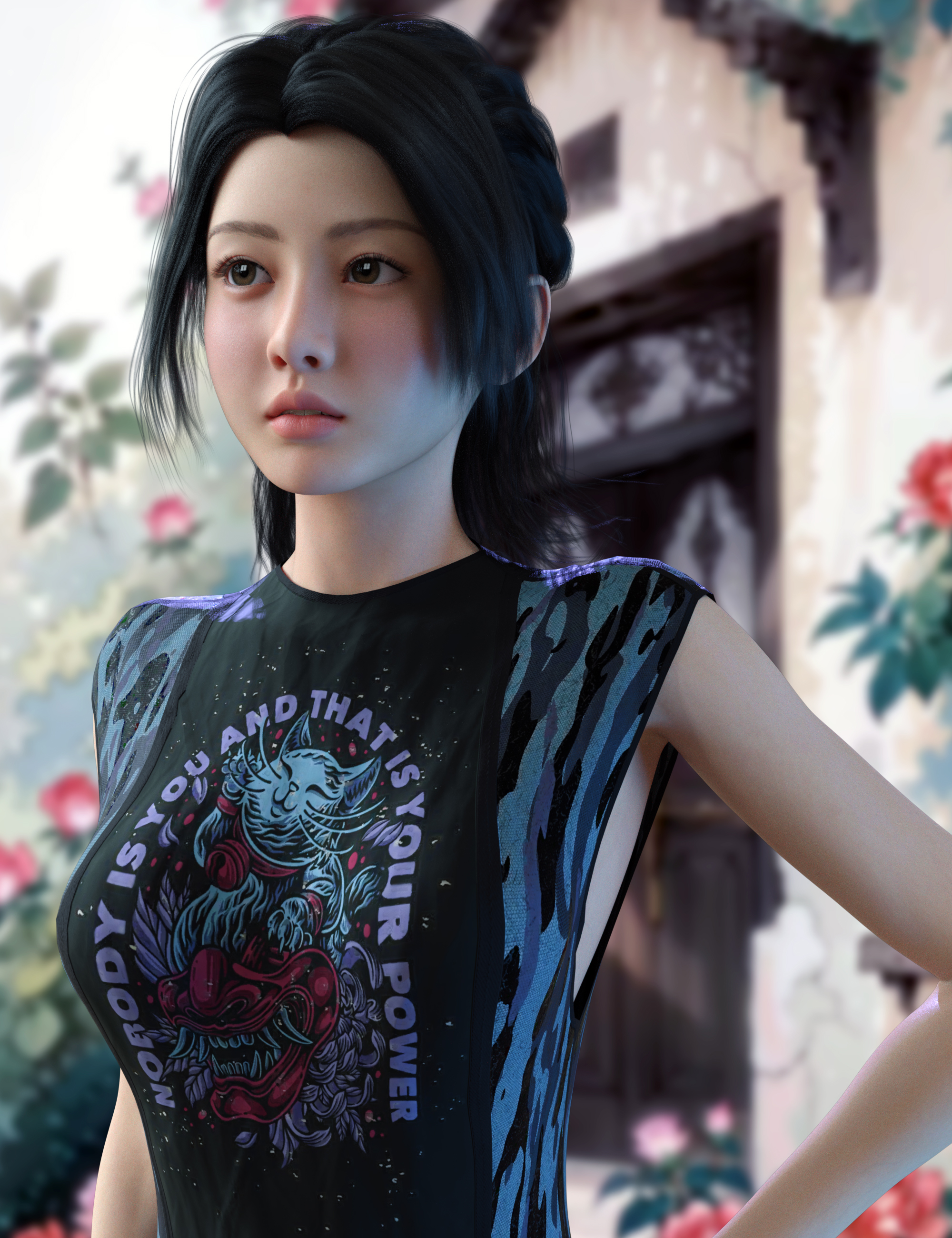Vo Xiao Mei Character and Hair for Genesis 9 | Daz 3D