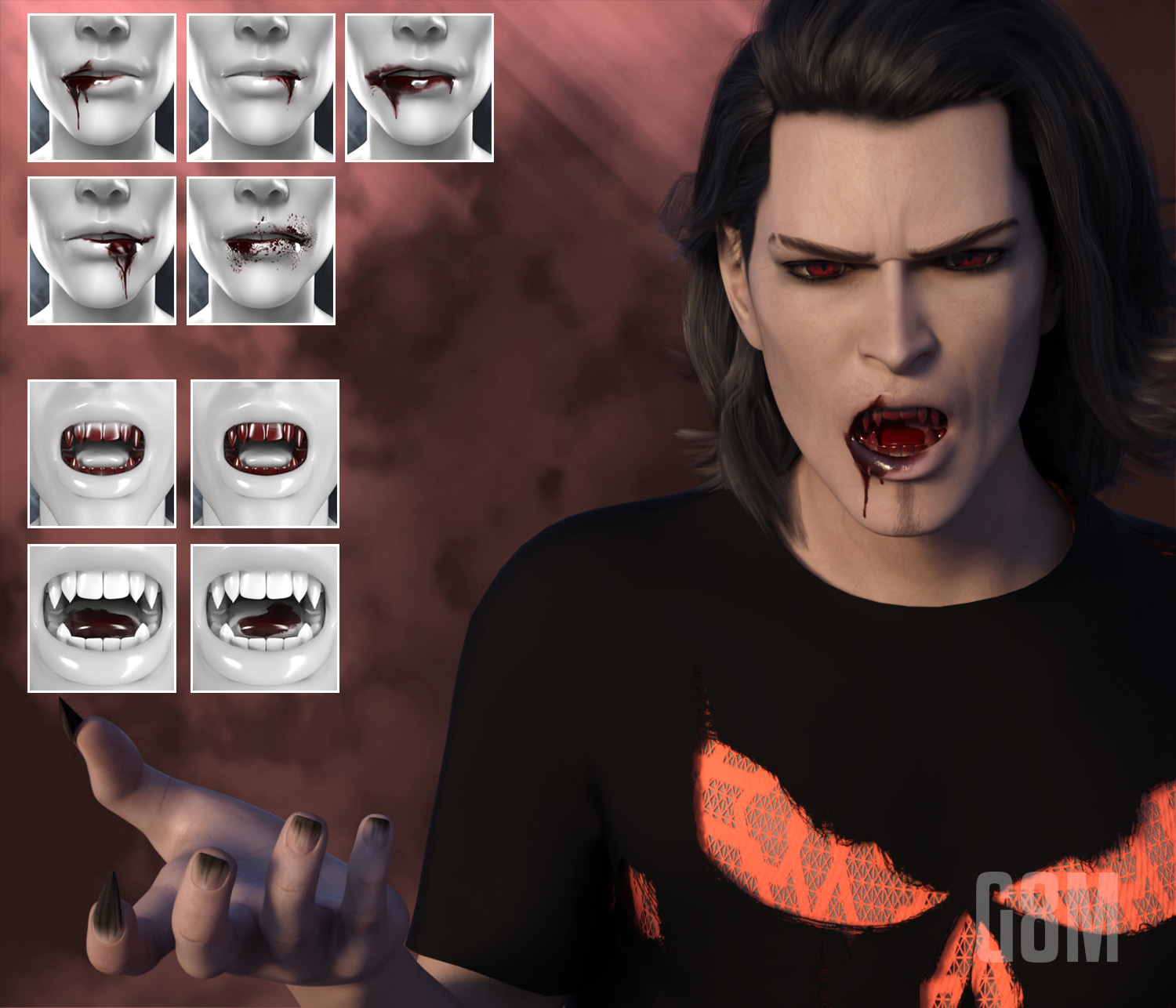 Vampire AddOn for Genesis 8 | Daz 3D