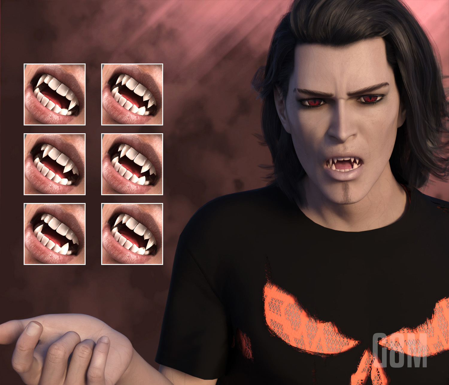 Vampire AddOn for Genesis 8 | Daz 3D