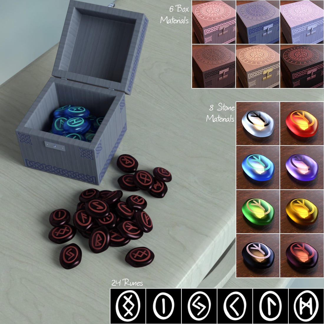 Runic Magic for Genesis 8 and 8.1 | Daz 3D