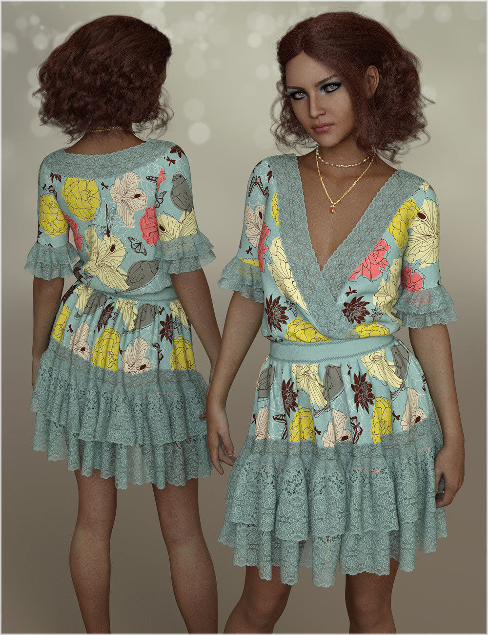 Romance For dForce Maia Outfit | Daz 3D