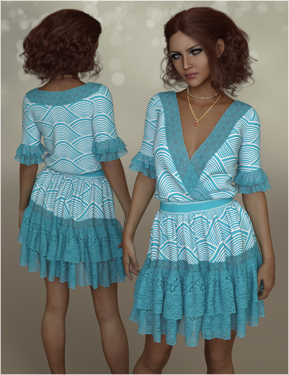 Romance For dForce Maia Outfit | Daz 3D