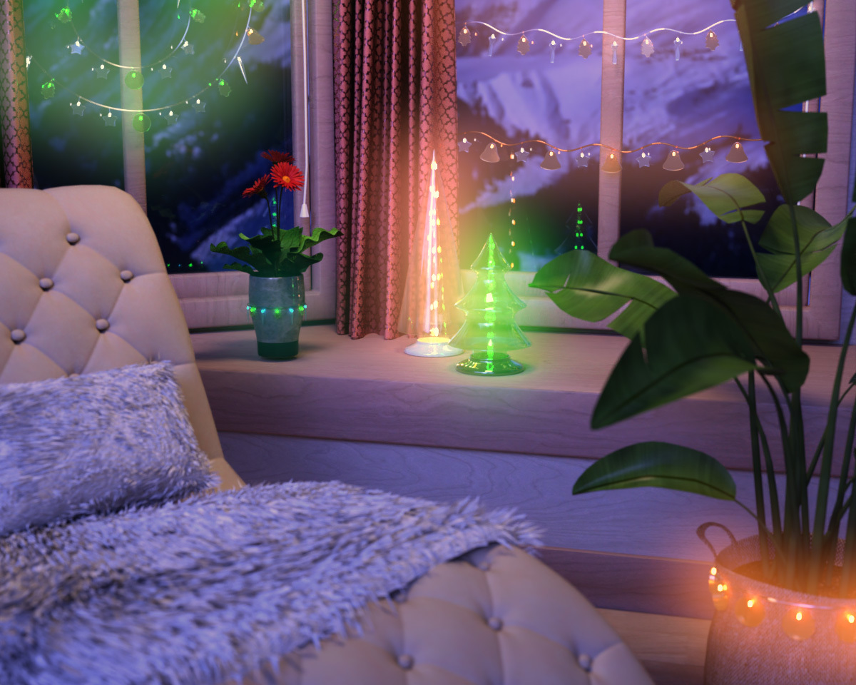 Morphing Christmas Light Decorations | Daz 3D