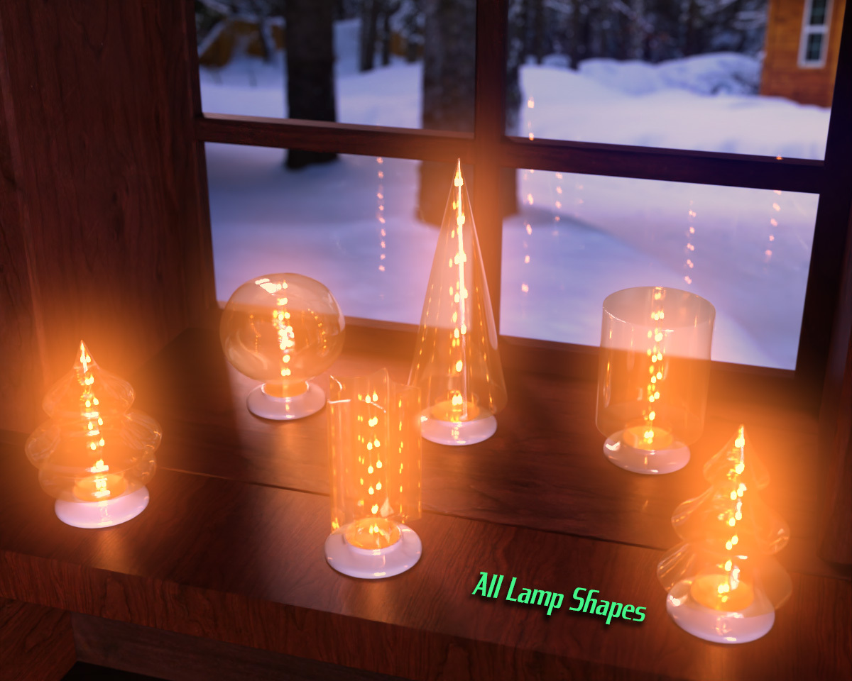 Morphing Christmas Light Decorations | Daz 3D