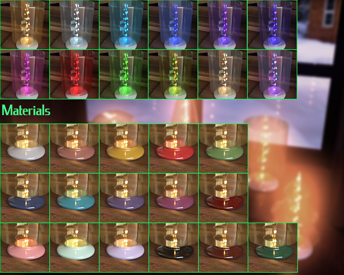 Morphing Christmas Light Decorations | Daz 3D