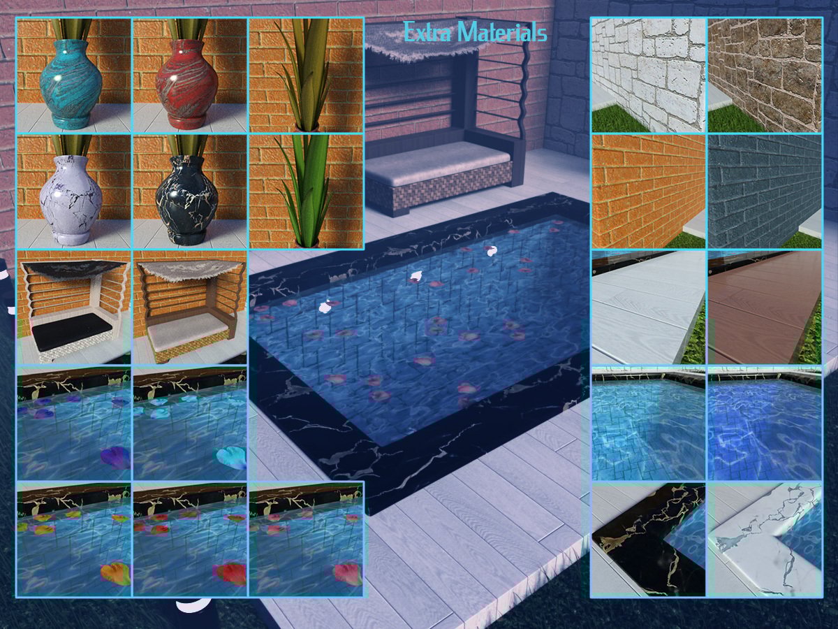 Tiny Pool Corner | Daz 3D
