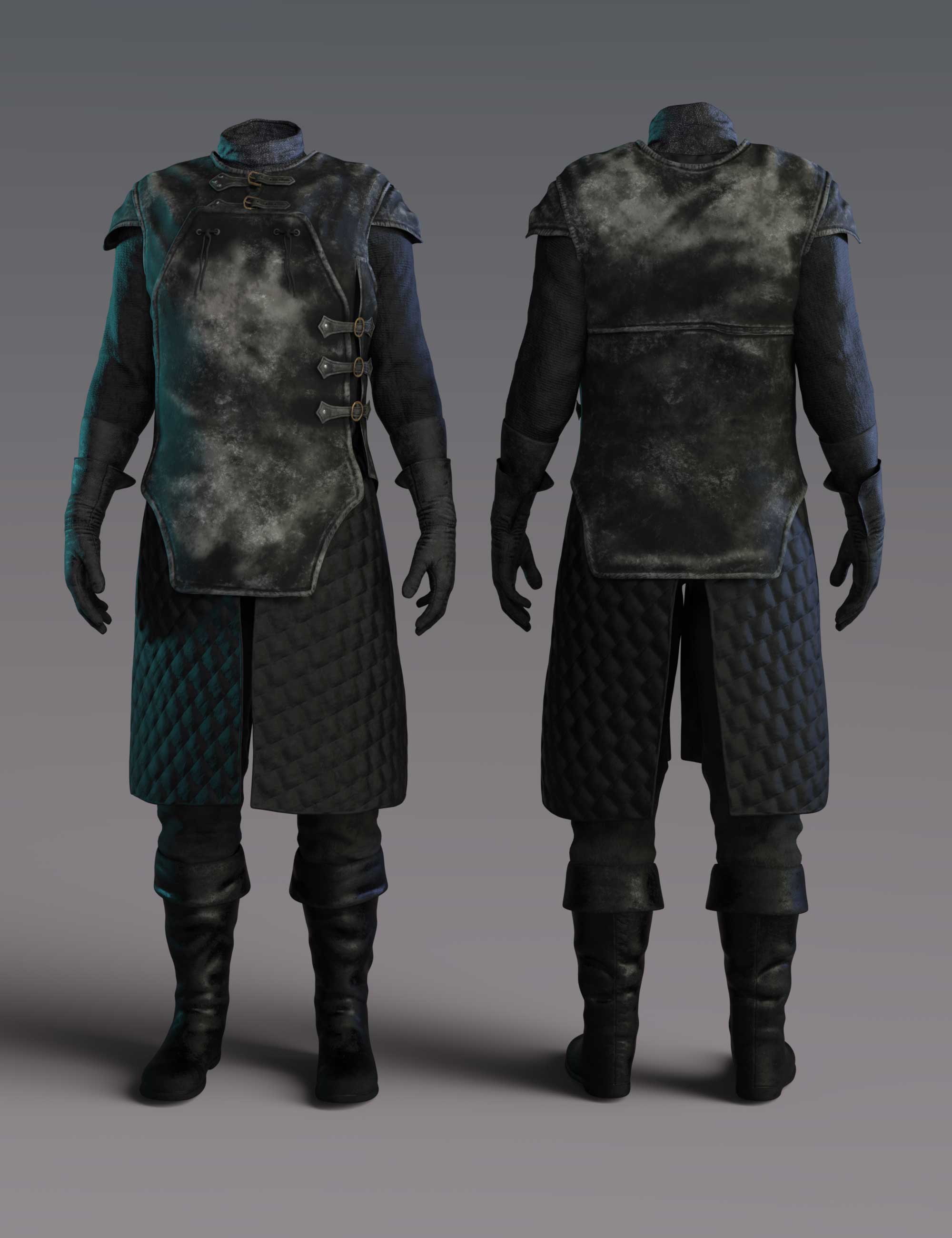 dForce Night's Watch for Genesis 8 Males | Daz 3D