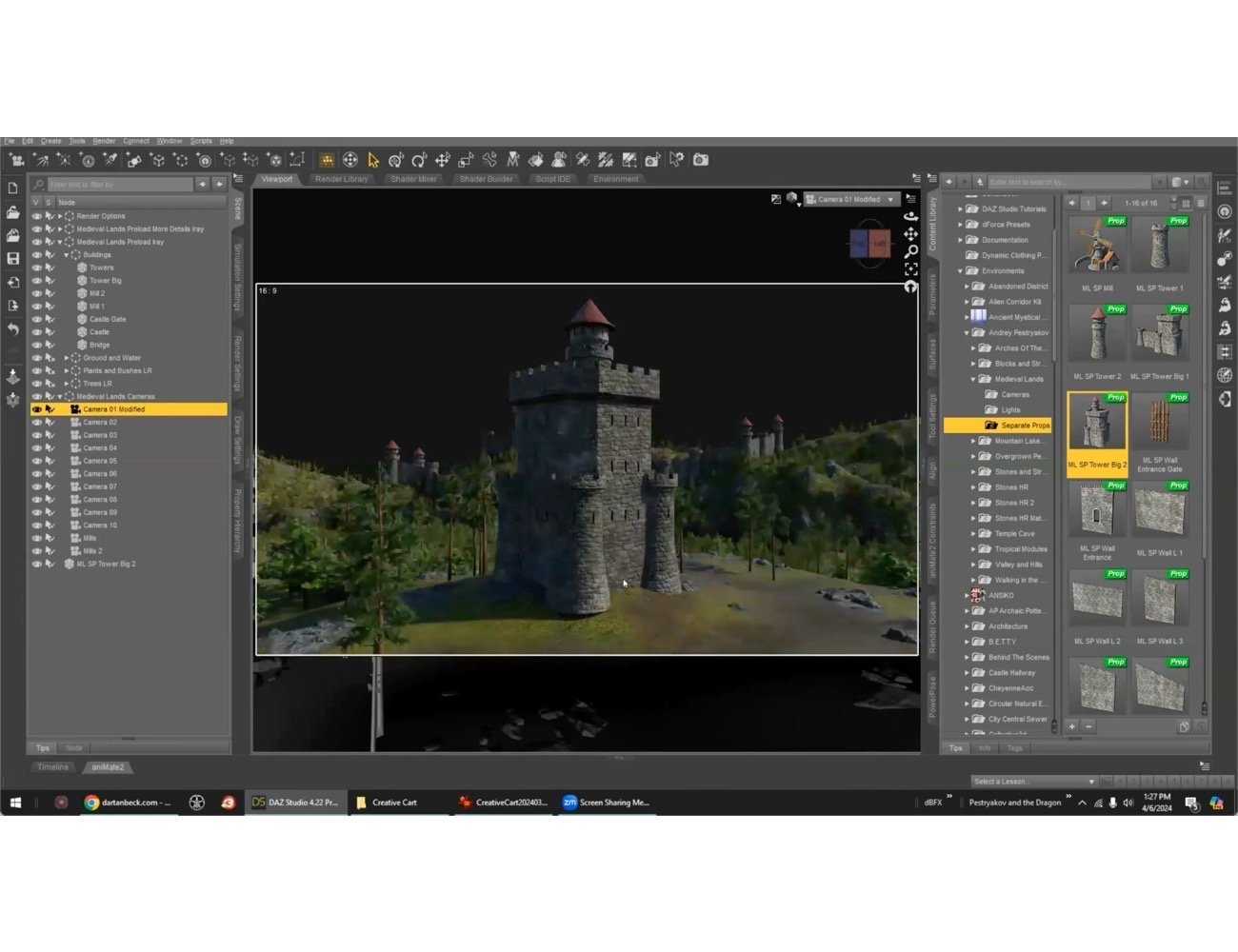 The Creative Cart - Epic Environments and Dragon Dynamics | Daz 3D