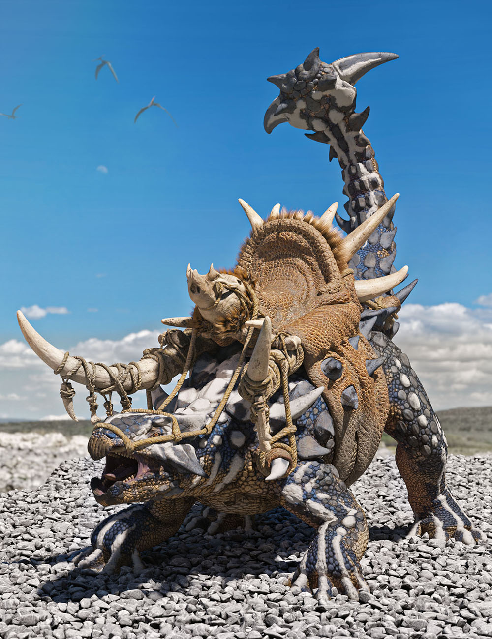 Ankylosaurus Jurassic Bundle | Daz 3D