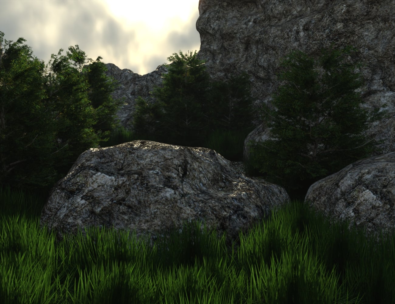Among the Rocks | Daz 3D